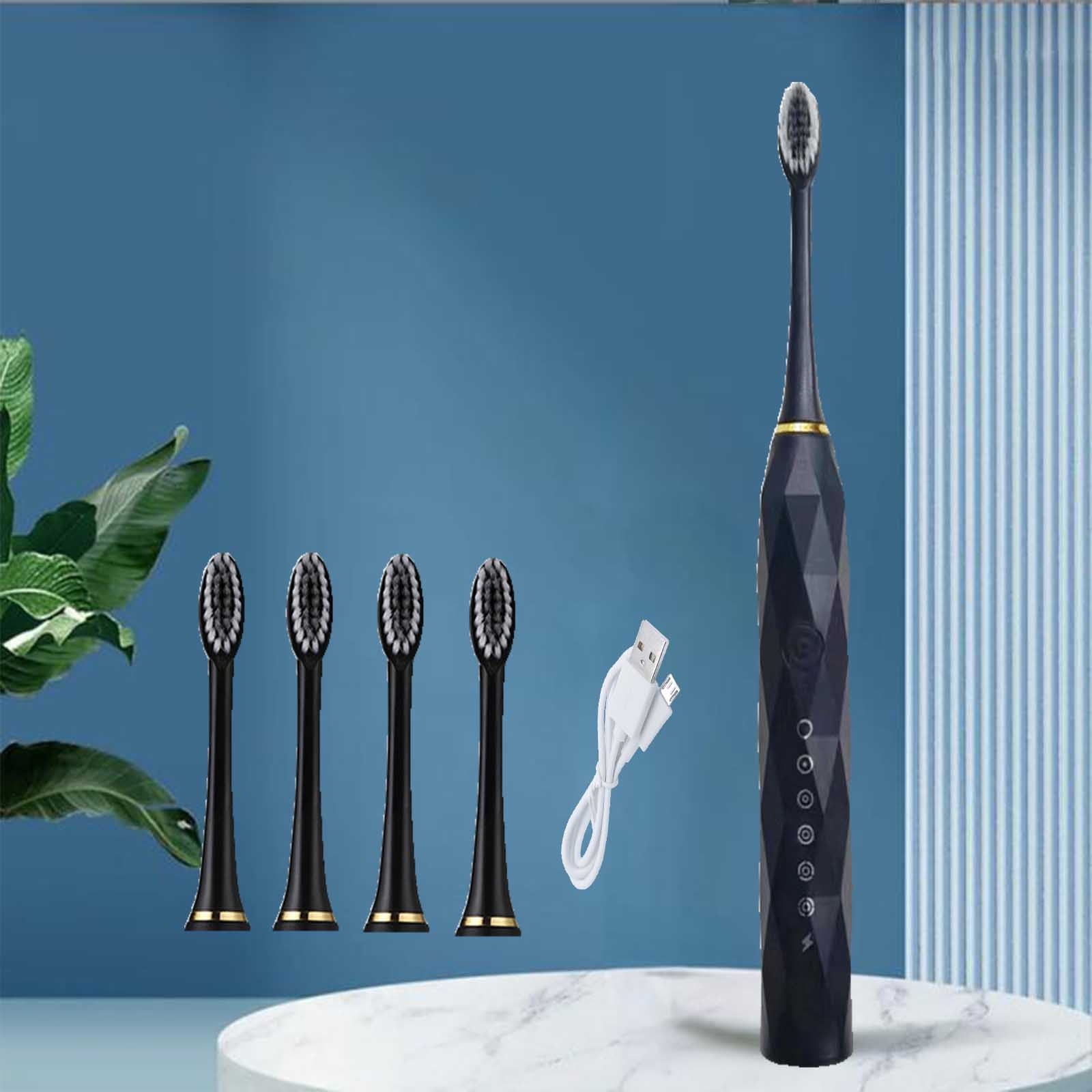 cuyhtdup Automatic Toothbrush Adult Universal Soft Toothbrush Charging ...