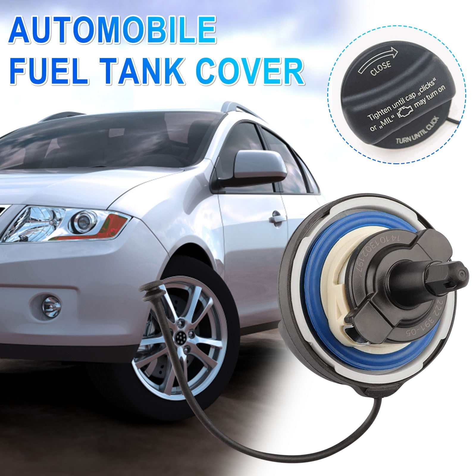 cuyhtdup Car Exterior Accessories Locking Gas Cap Lock Tank Cap Replace ...