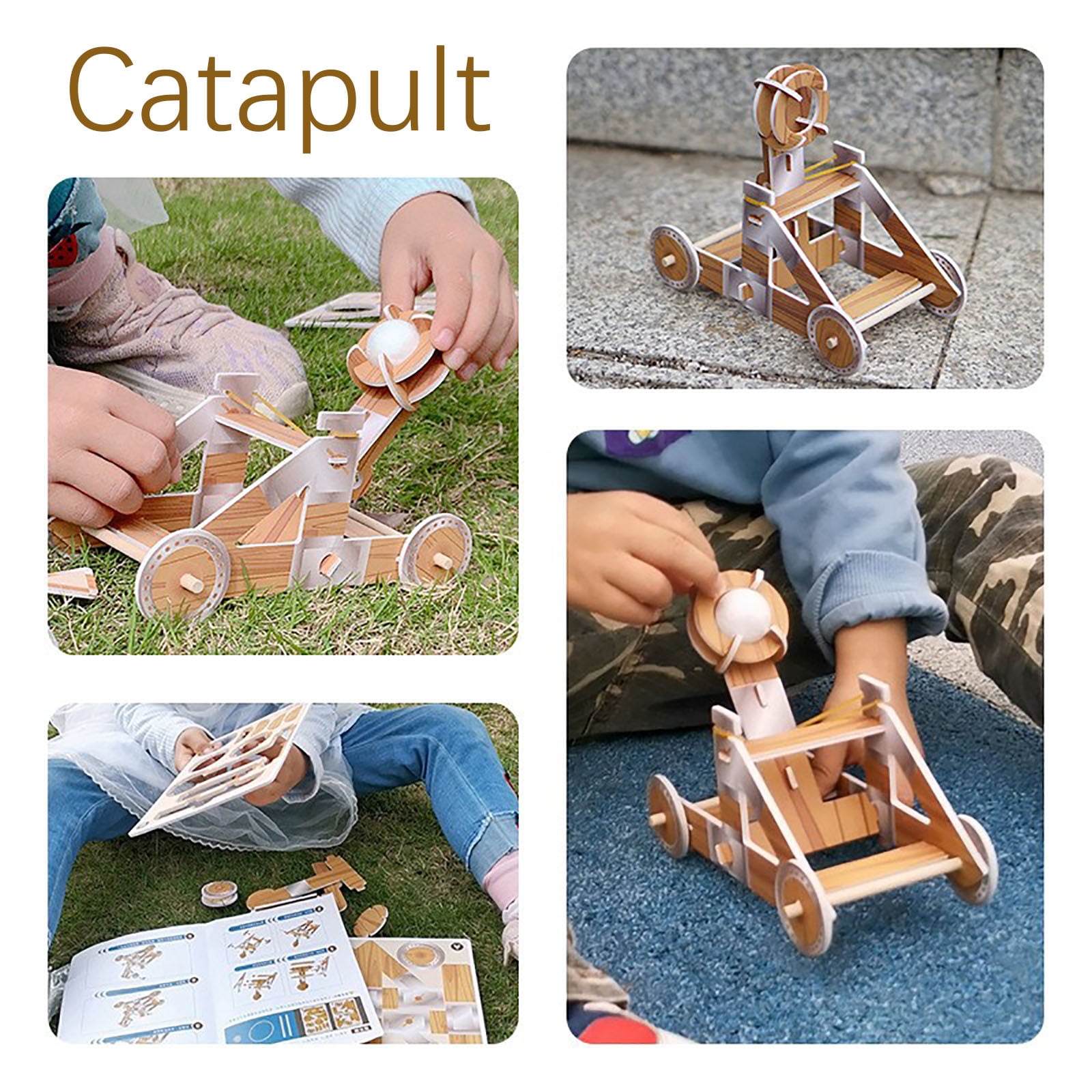 cuyhtdup Children's Catapult Toys, Boys' Science And Technology Small ...