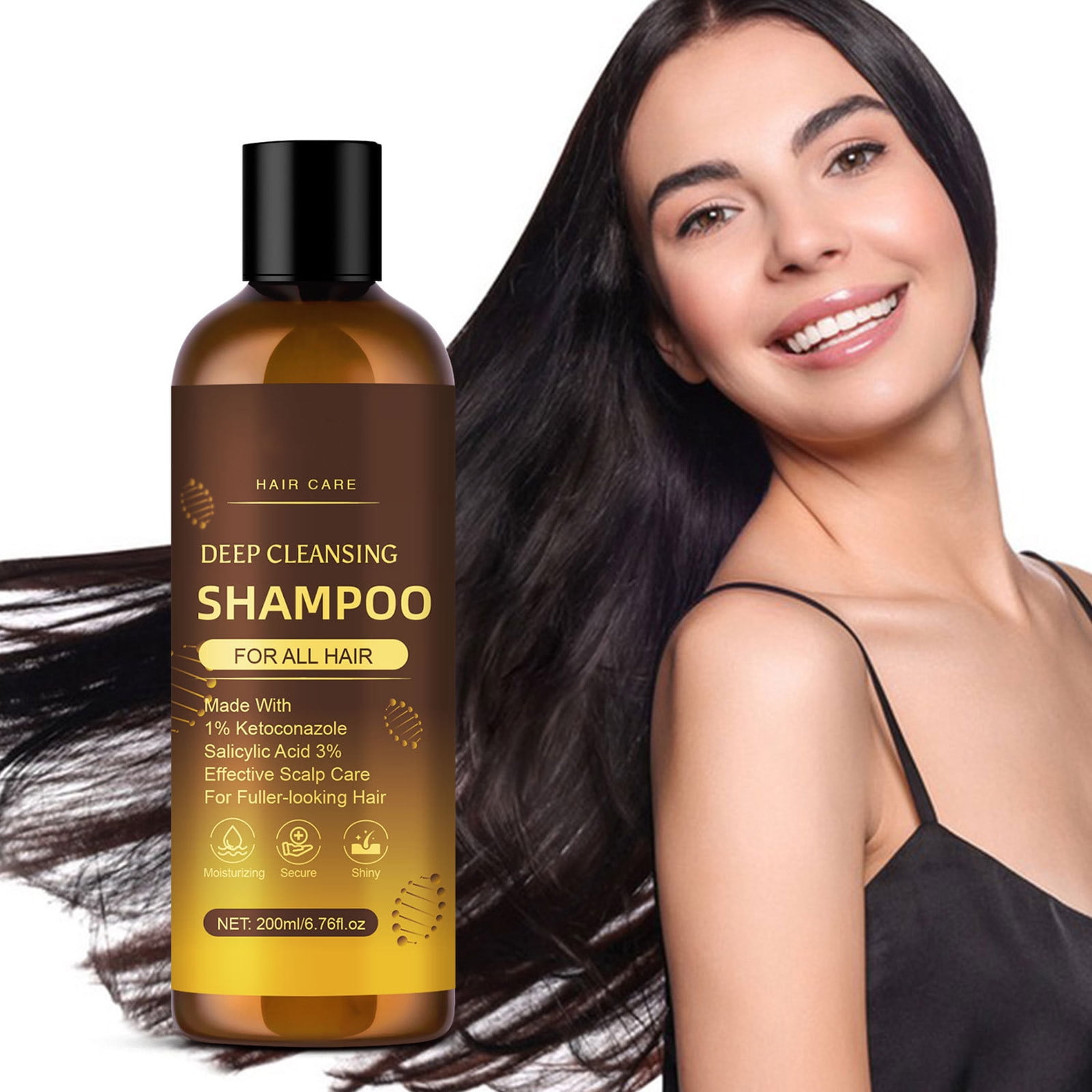 cuyhtdup Deeply Cleansing Shampoo Antidandruff Shampoo With Ketocozole ...