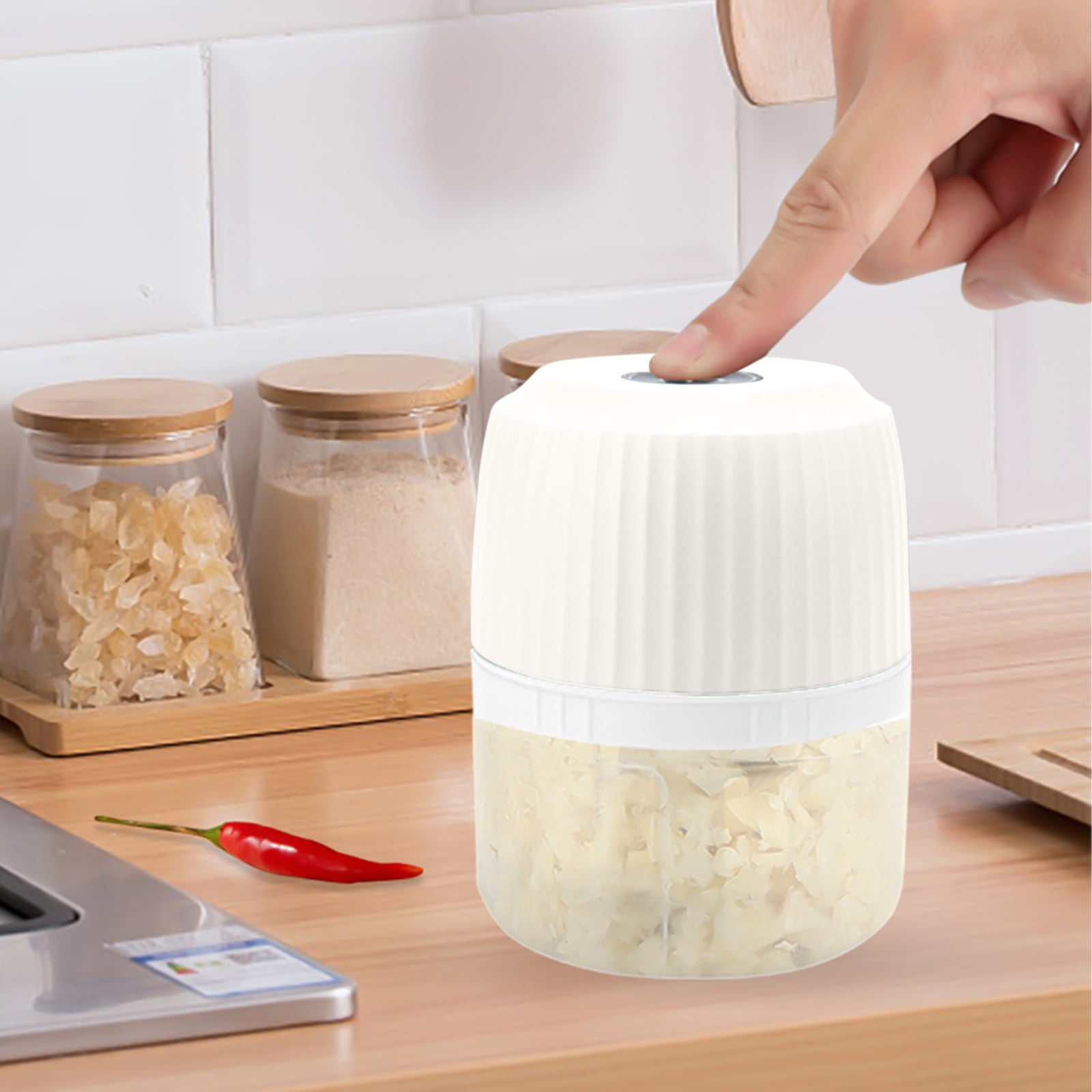 cuyhtdup Electric Garlic Chopper, Portable Mini Food Processor ...