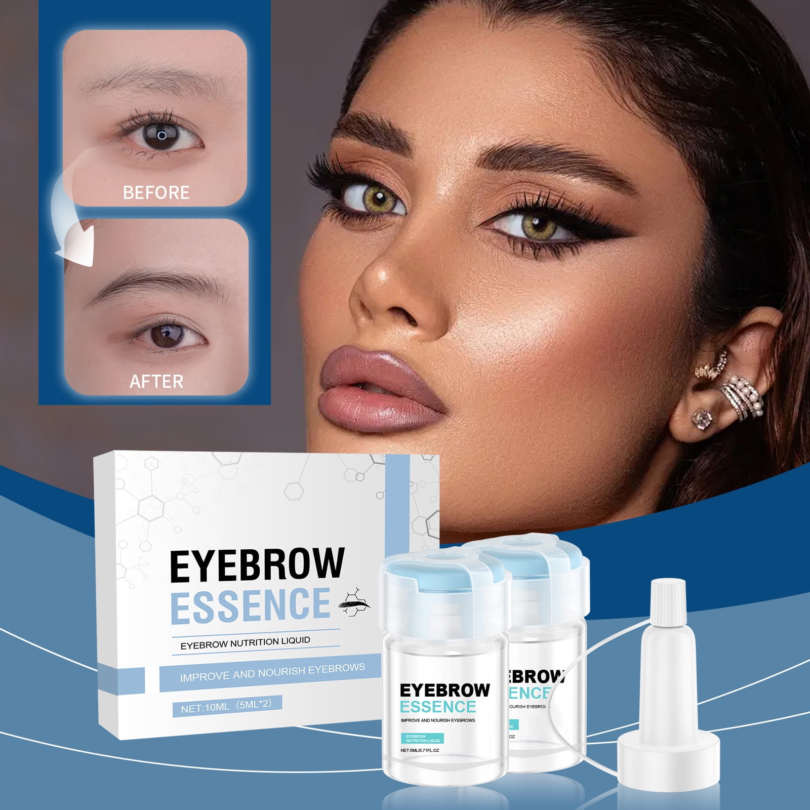 cuyhtdup Eyebrow Care Solution Helps Nourish Hair Follicles. Gentle ...