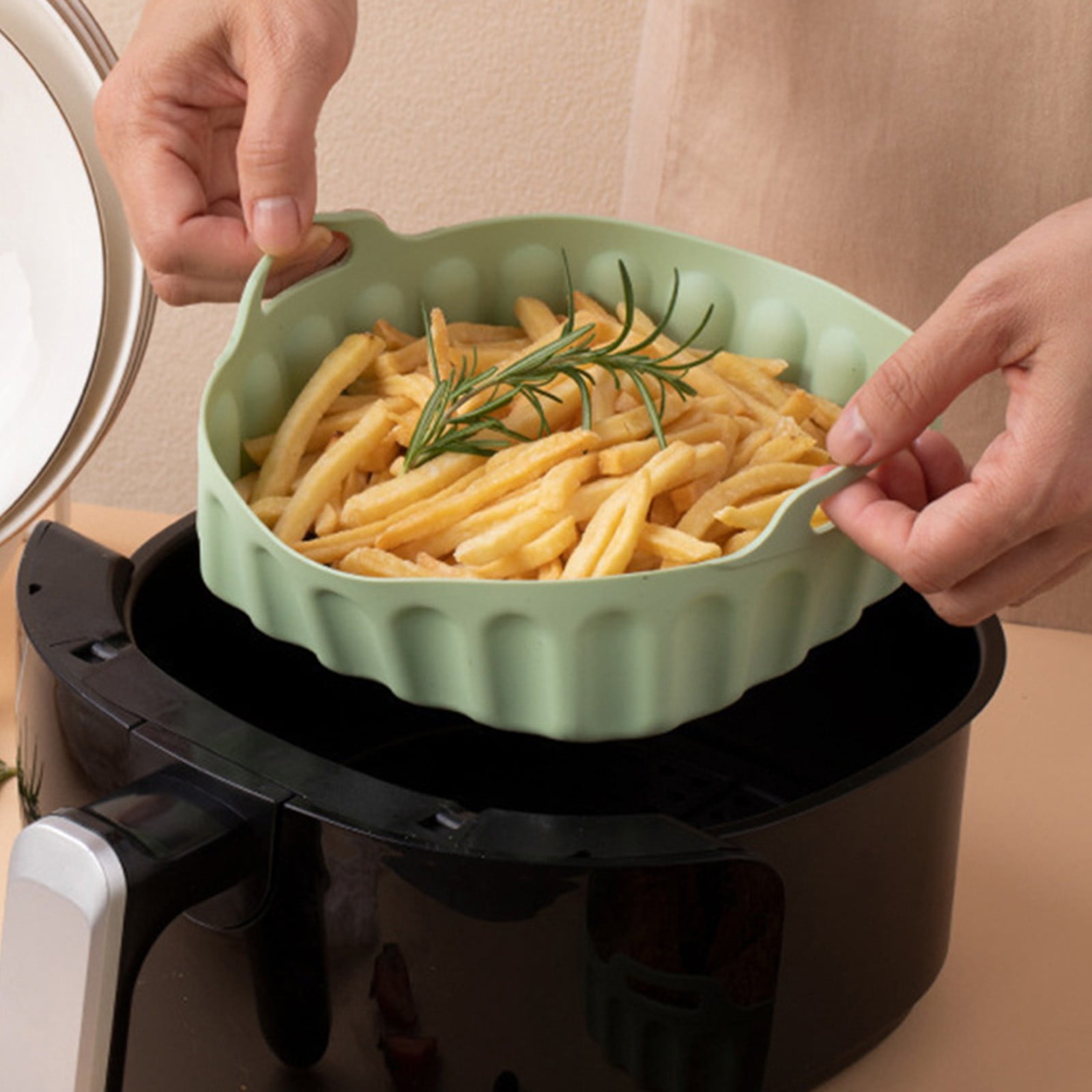 cuyhtdup Fryer Silica Gel Baking Pan Fryer Mat Baking Mat Fry Baking ...