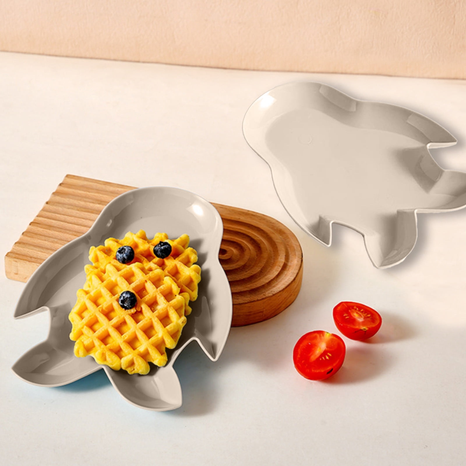 cuyhtdup Imaginative Toon Penguin Dessert Tray Household Snack Tray ...