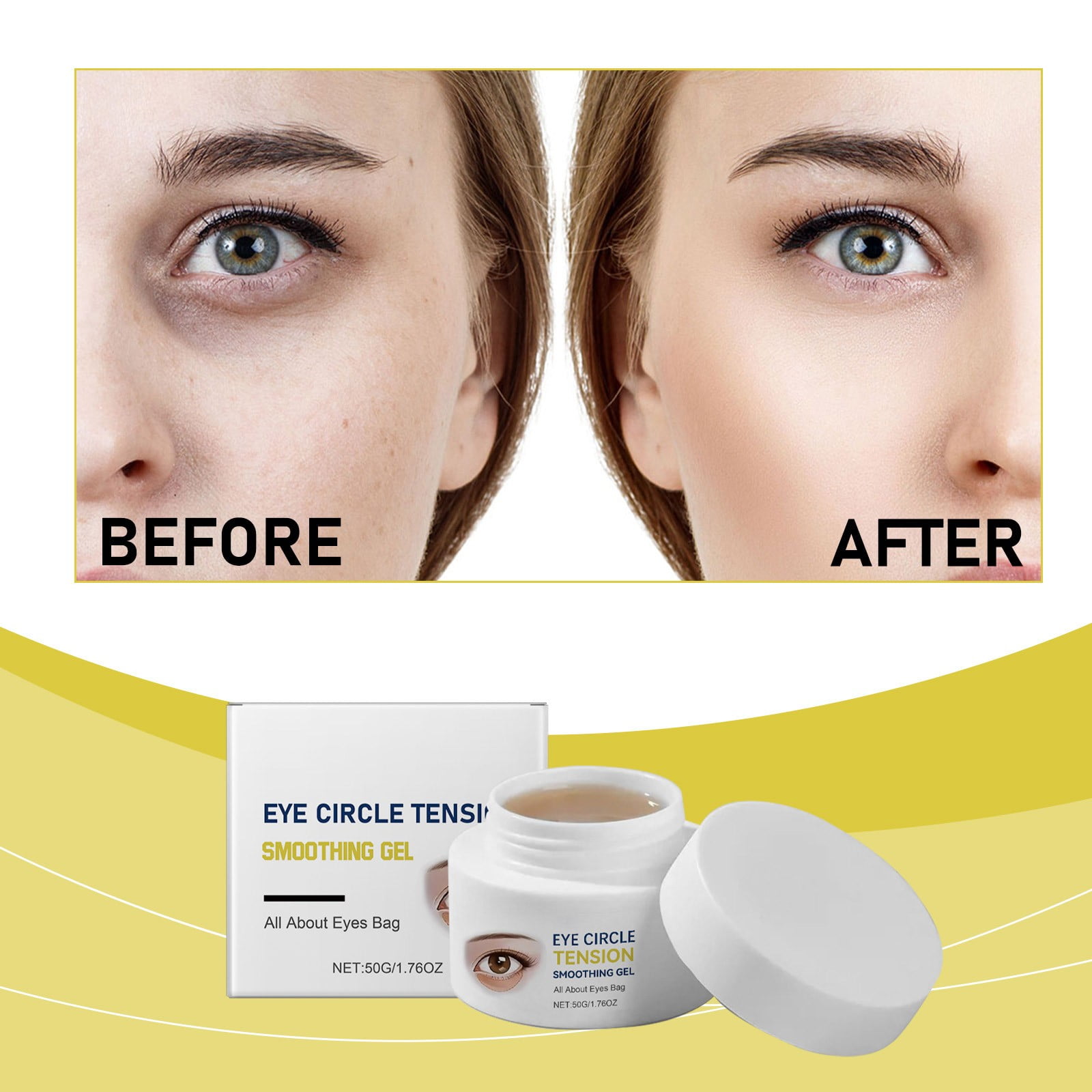 cuyhtdup Lighten The Dark Circles Around The Eyes Eye Gel Mildly ...