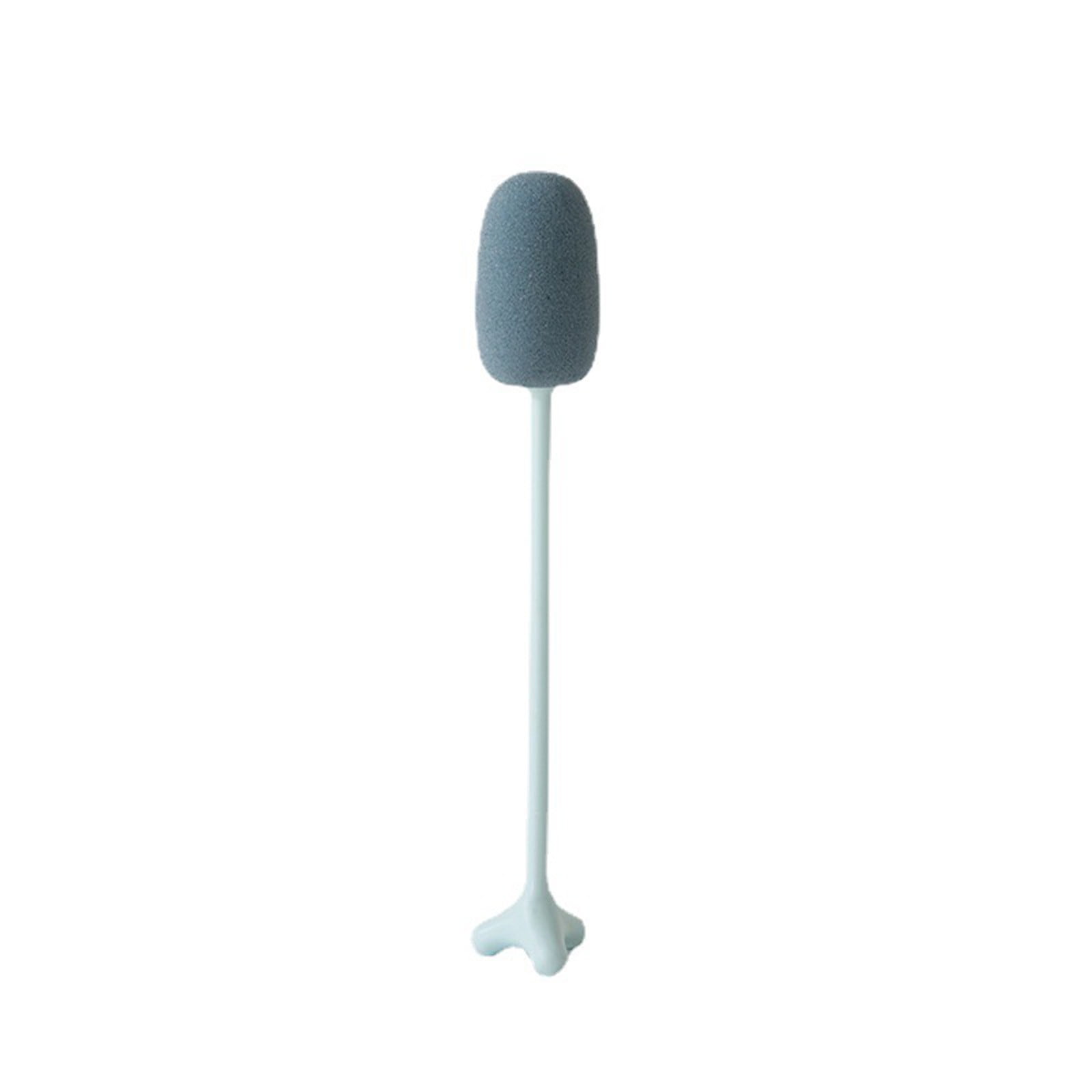 cuyhtdup Long-Handle 11-Inch Bottle Cleaning Sponge Brush with Stand ...