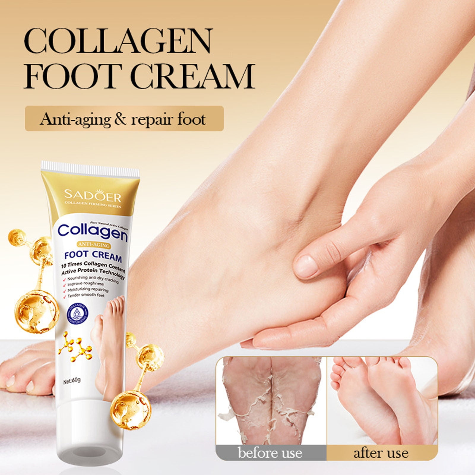 cuyhtdup Moisturizing Foot Cream Moisturizing And Nourishing Foot Shiny ...