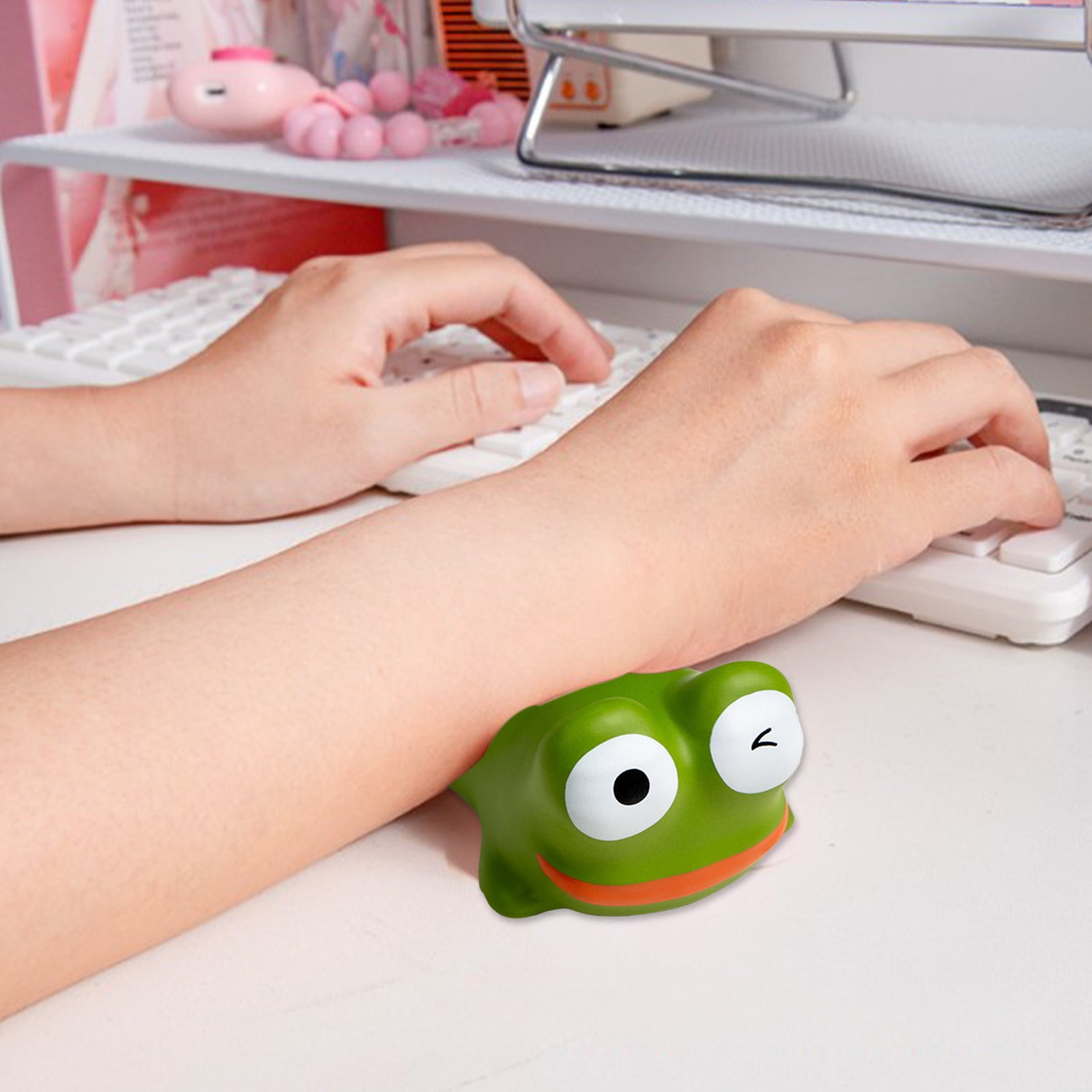Cute Wrist Pad, Ergonomic Mini Mouse Pad, Soft Leather Palm Rest ...