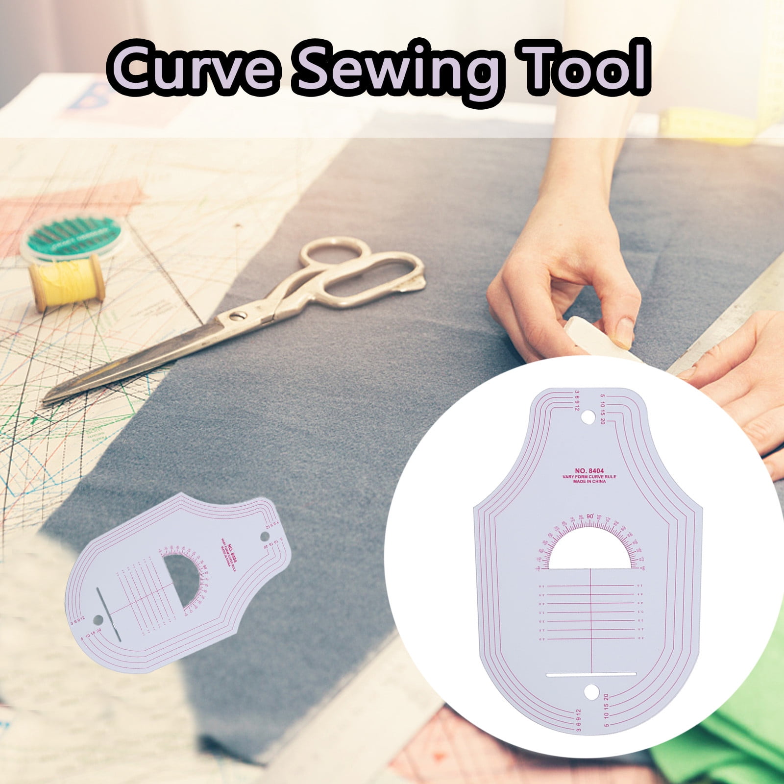 Sewing Ruler, Flexible Dressmaking Template, Clear Measurement Cutting ...