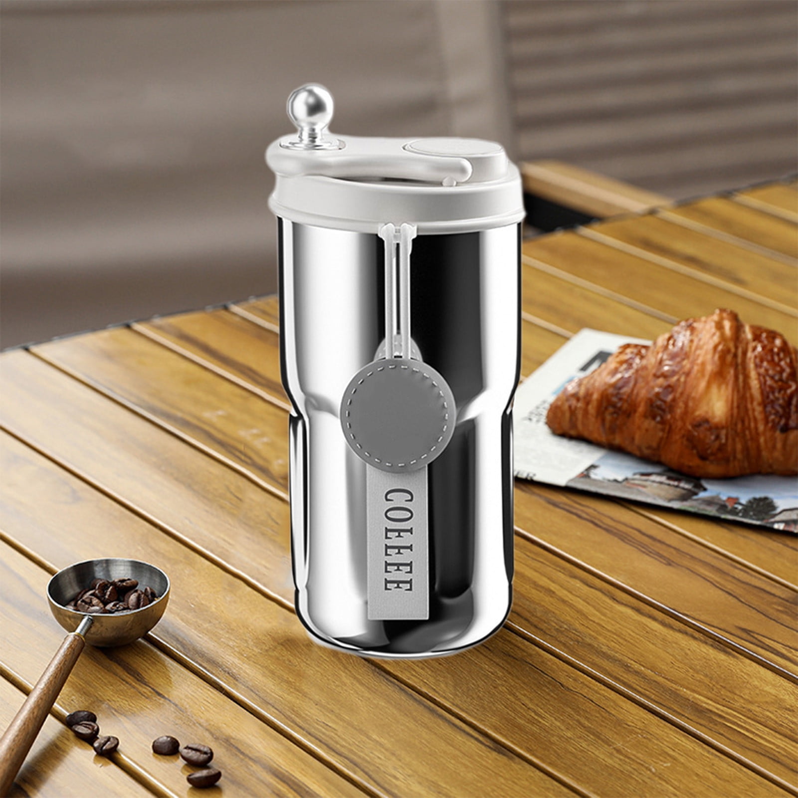 Stainless Mug, Frosted Texture Coffee Cup, LeakProof Travel Mug ...