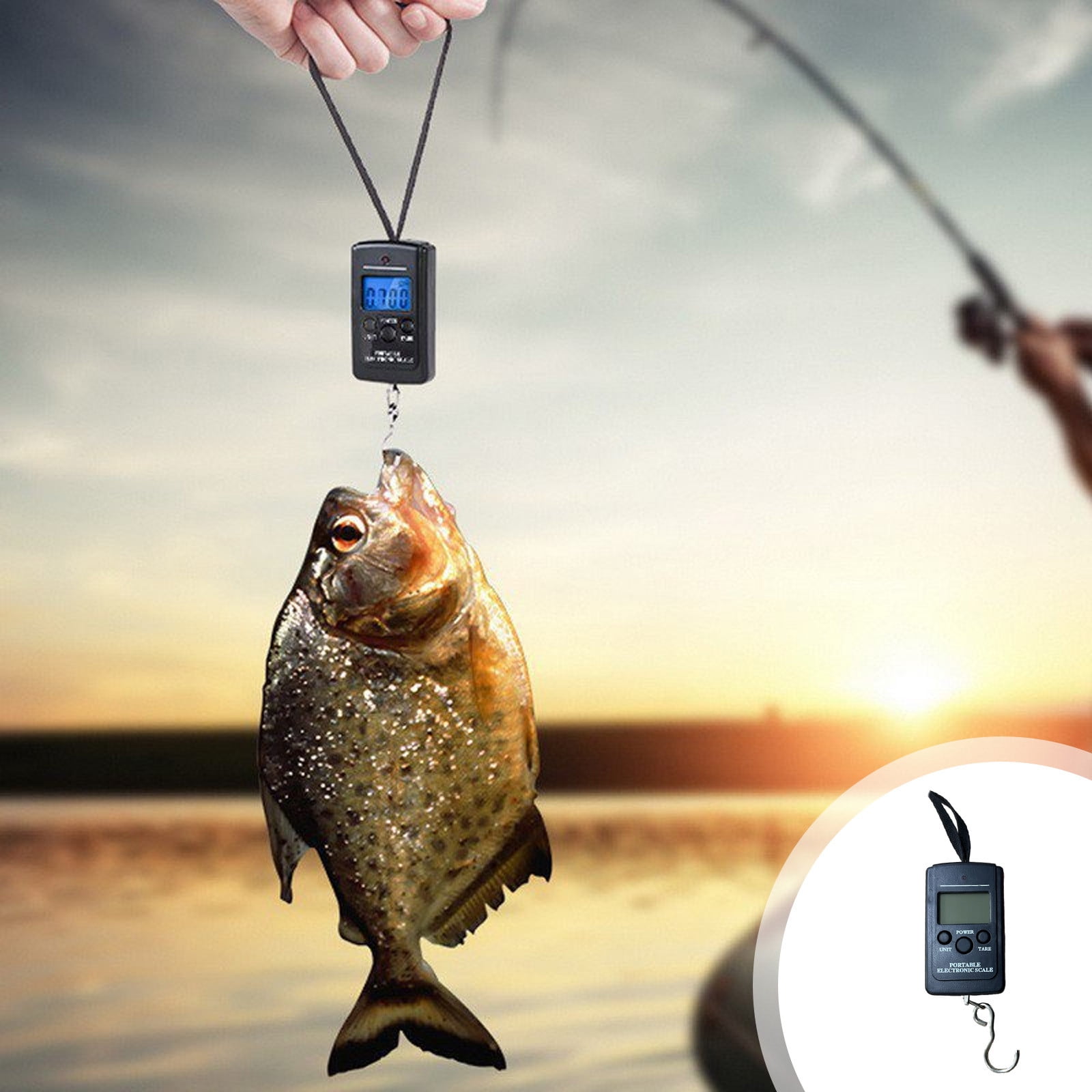 cuyhtdup Portable Electronic Scales, Hand Luggage Scales, Hook Mini ...