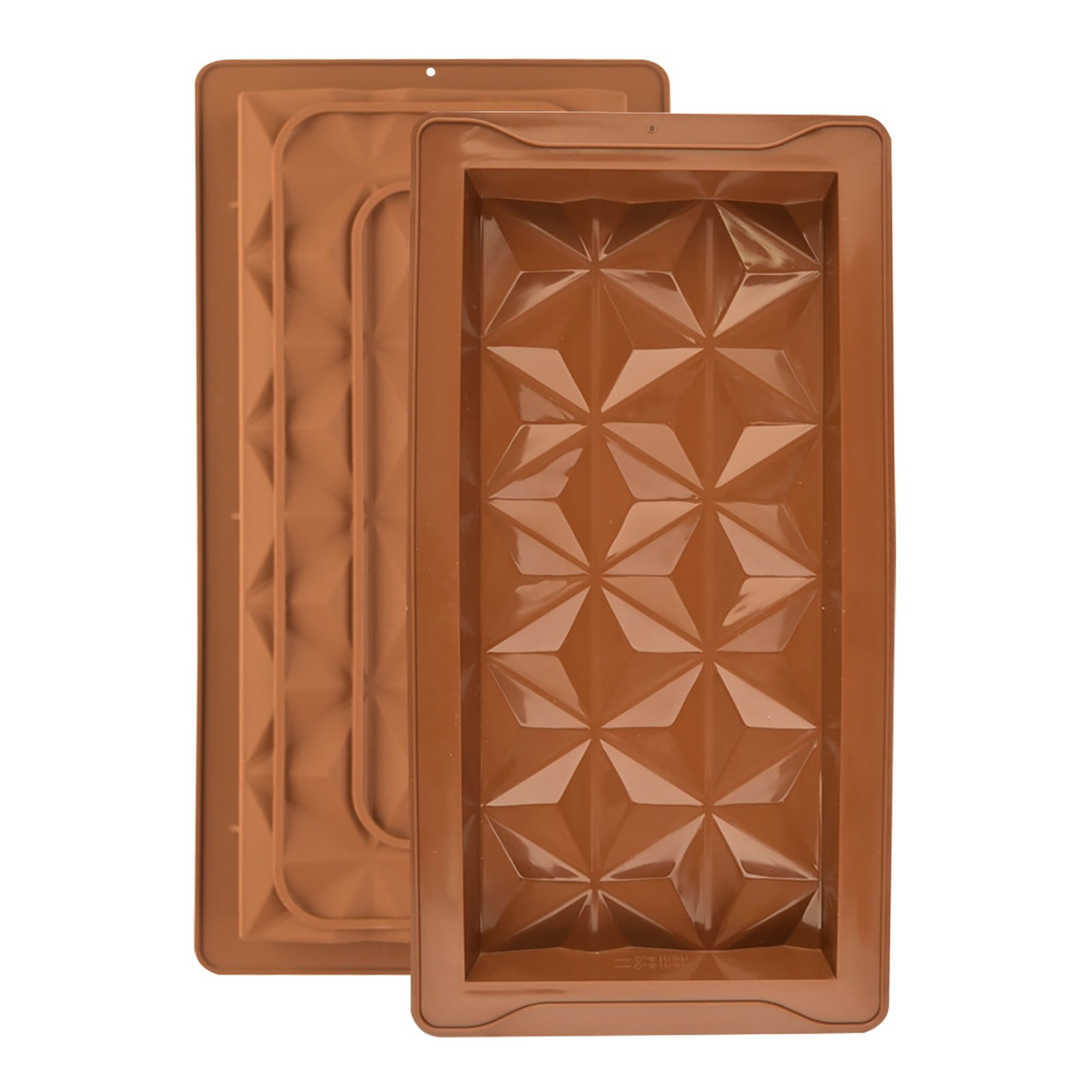 cuyhtdup Professional Silicone Chocolate Bar Molds -6 Cavity Deep Mold ...