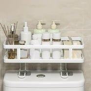 Costway 3-Tier Over-The-Toilet Bathroom Shelf Metal Frame Space Saver ...