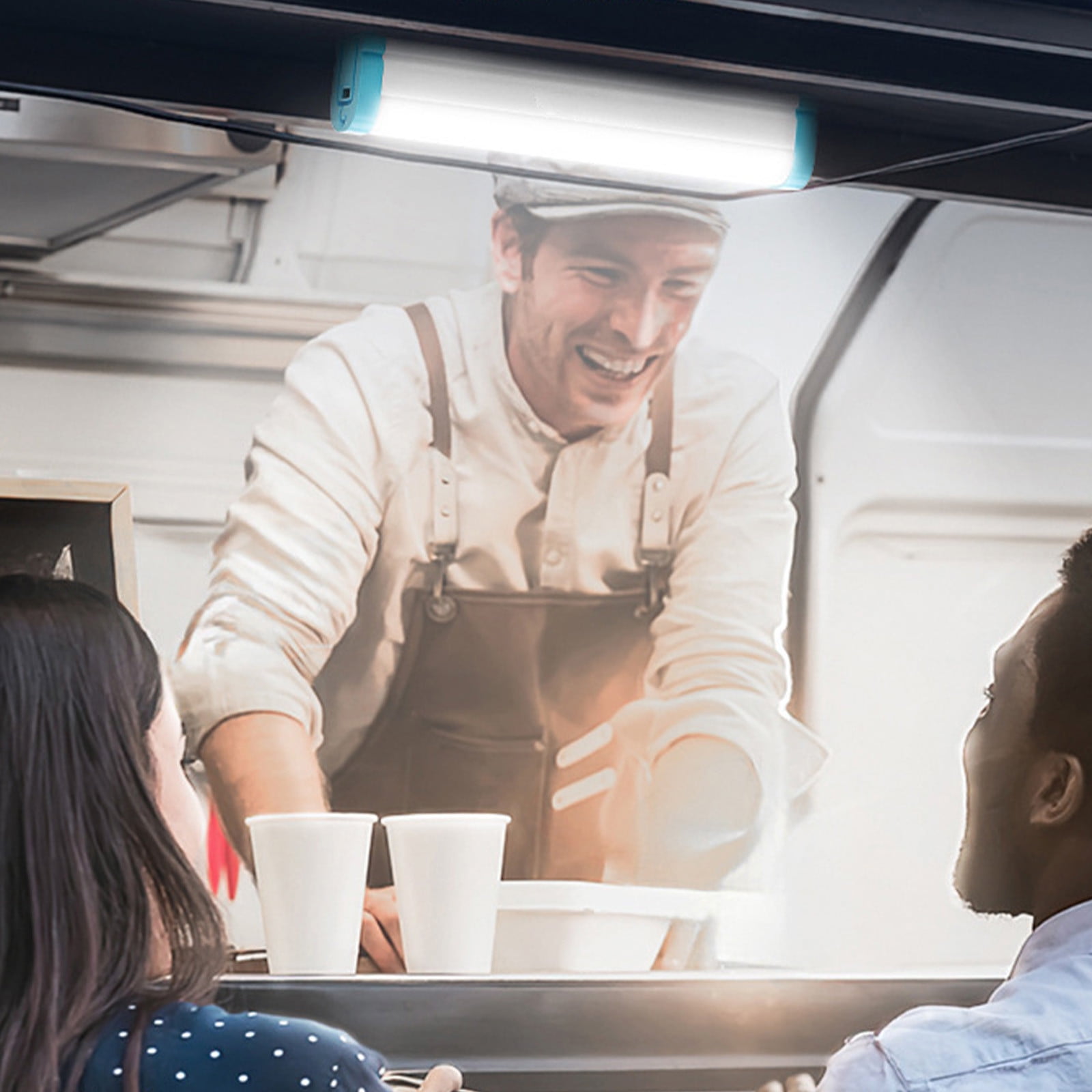 cuyhtdup Rechargeable LED Light Bar | 4 Brightness Modes, Magnetic ...