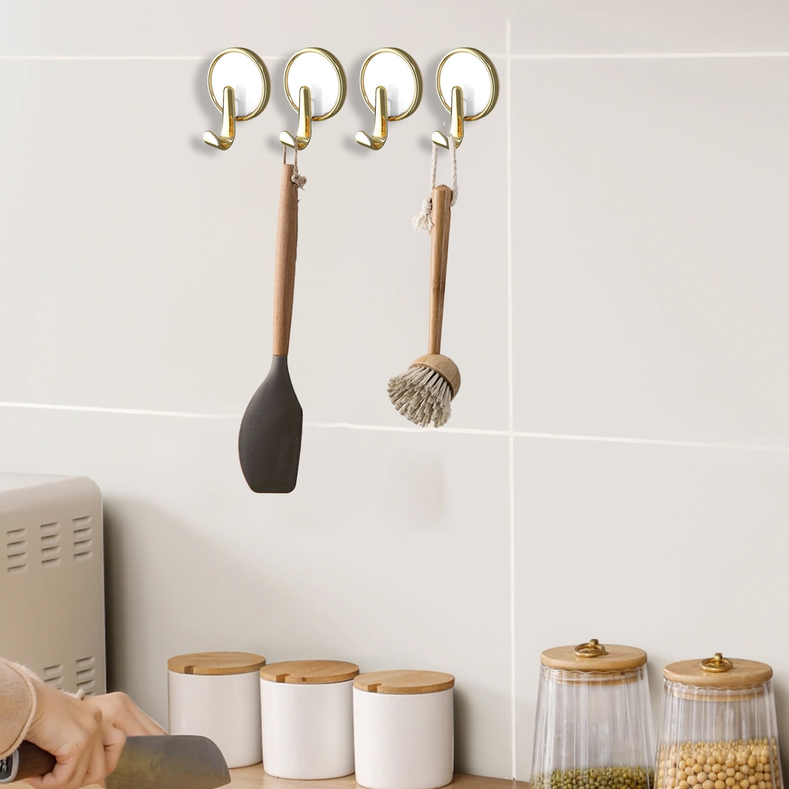 cuyhtdup Strong Suction Power Wall Mounted Hook Without Drilling For ...