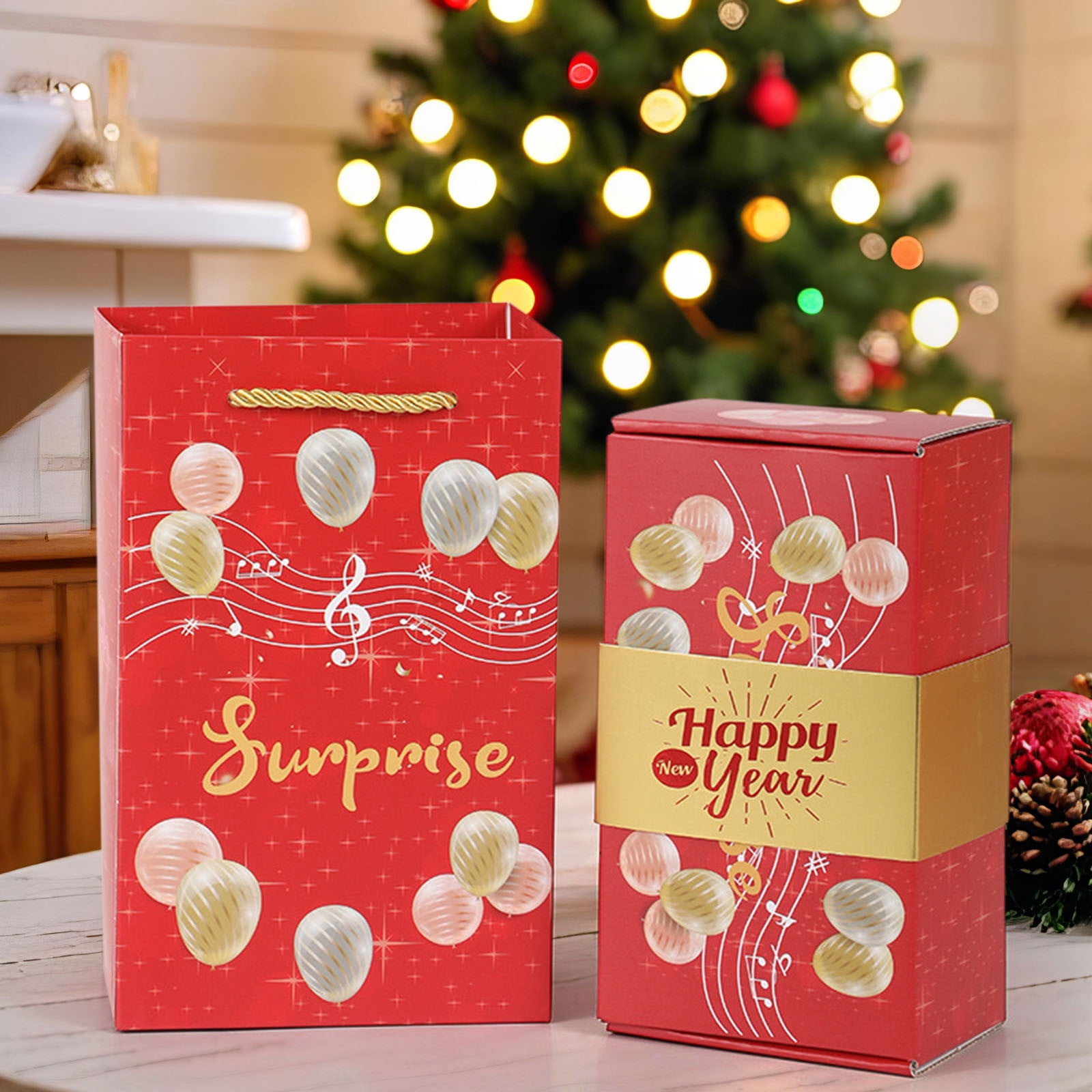 cuyhtdup Surprise Pop-Up Gift Box Set - Romantic Red Envelope Design ...