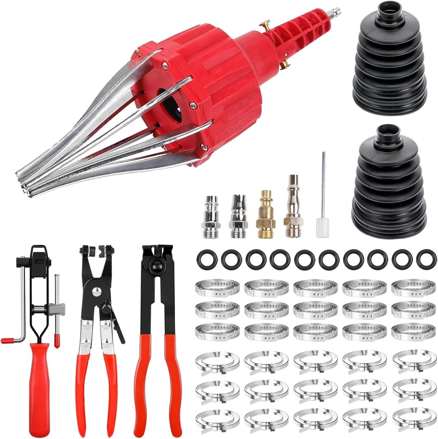 cv joint boot tool with 3pcs cv boot clamp pliers kit, expander rod ...