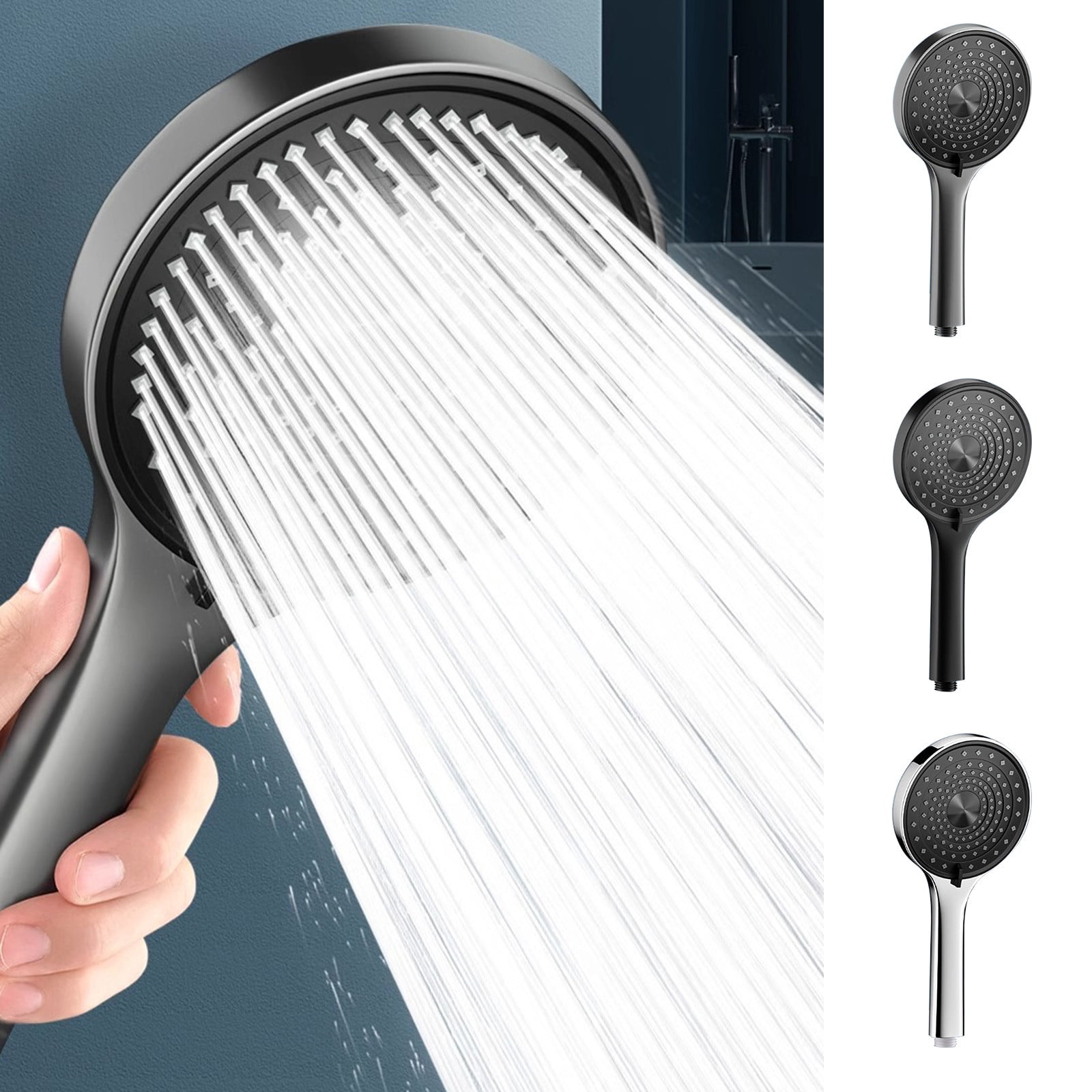 cvlncycling Cleanrance Shower Heads with Handheld Shower Head Attached ...