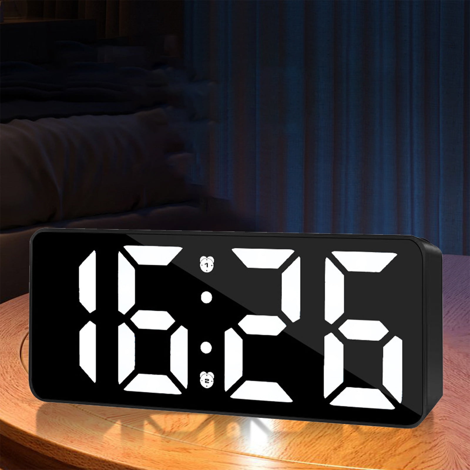 cvlncycling Clearance Alarm Clocks with Large Numbers,Alarm Clocks with ...