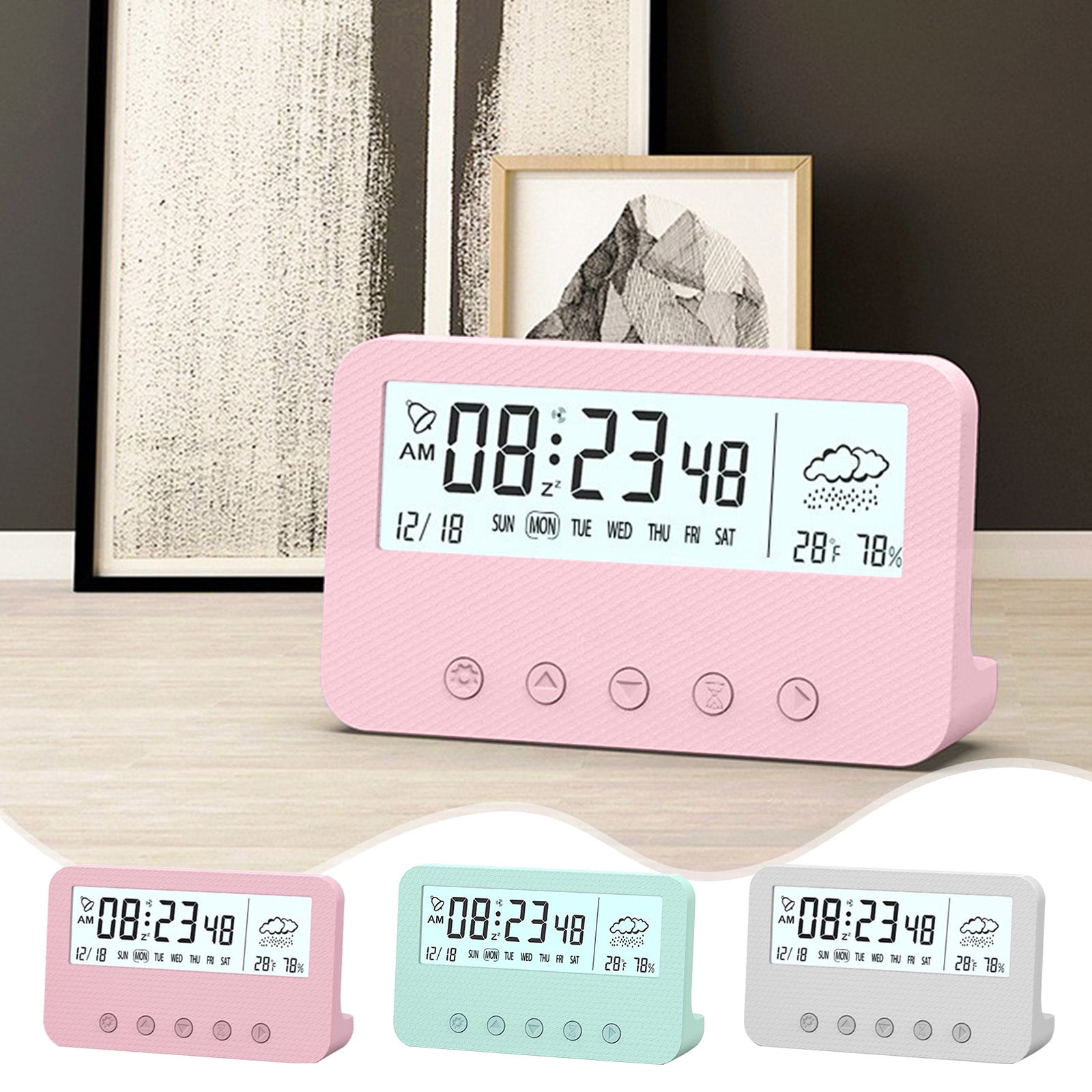 cvlncycling Clearance Alarm Clocks with Large Numbers,Alarm Clock for ...