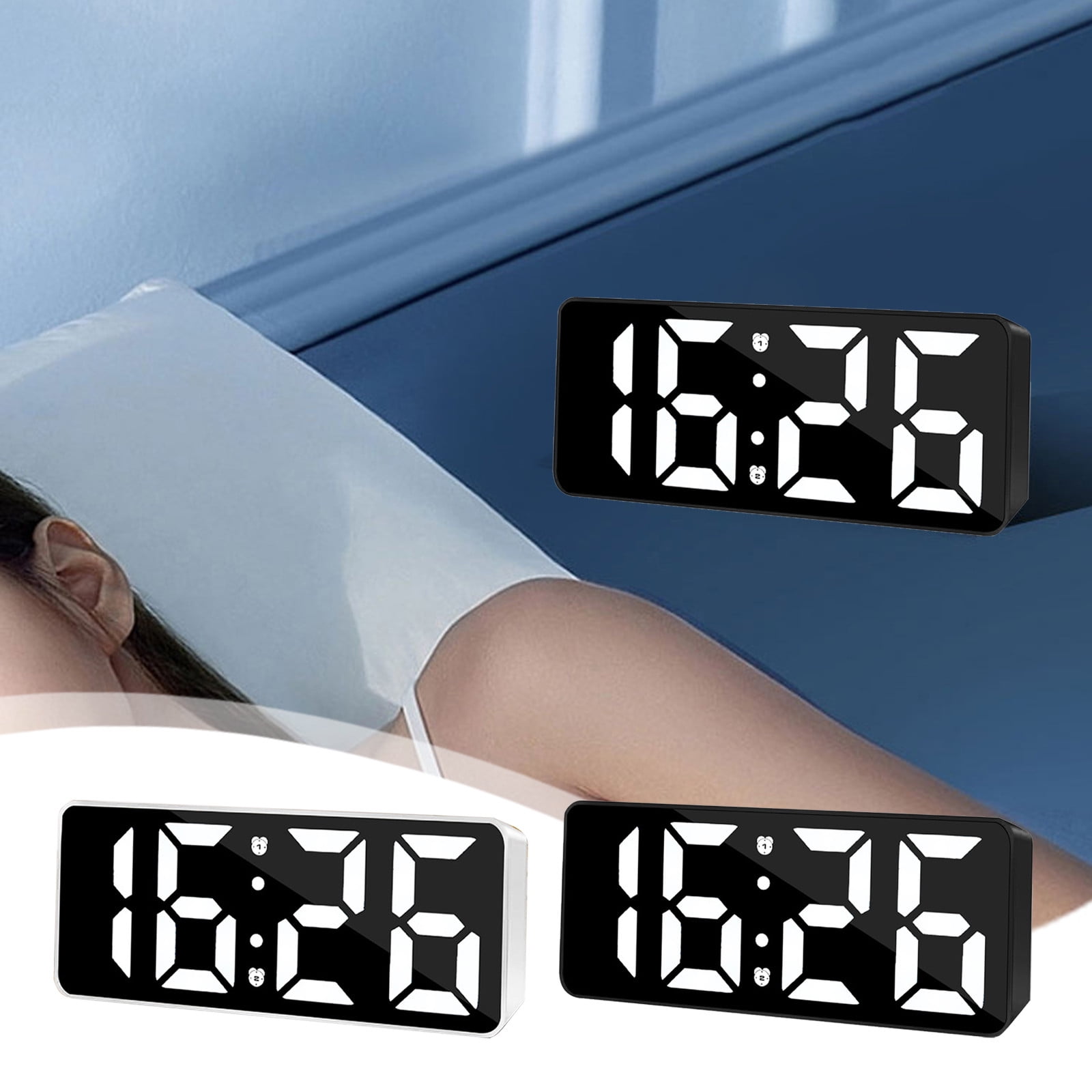 cvlncycling Clearance Alarm Clocks with Large Numbers,Alarm Clock for ...