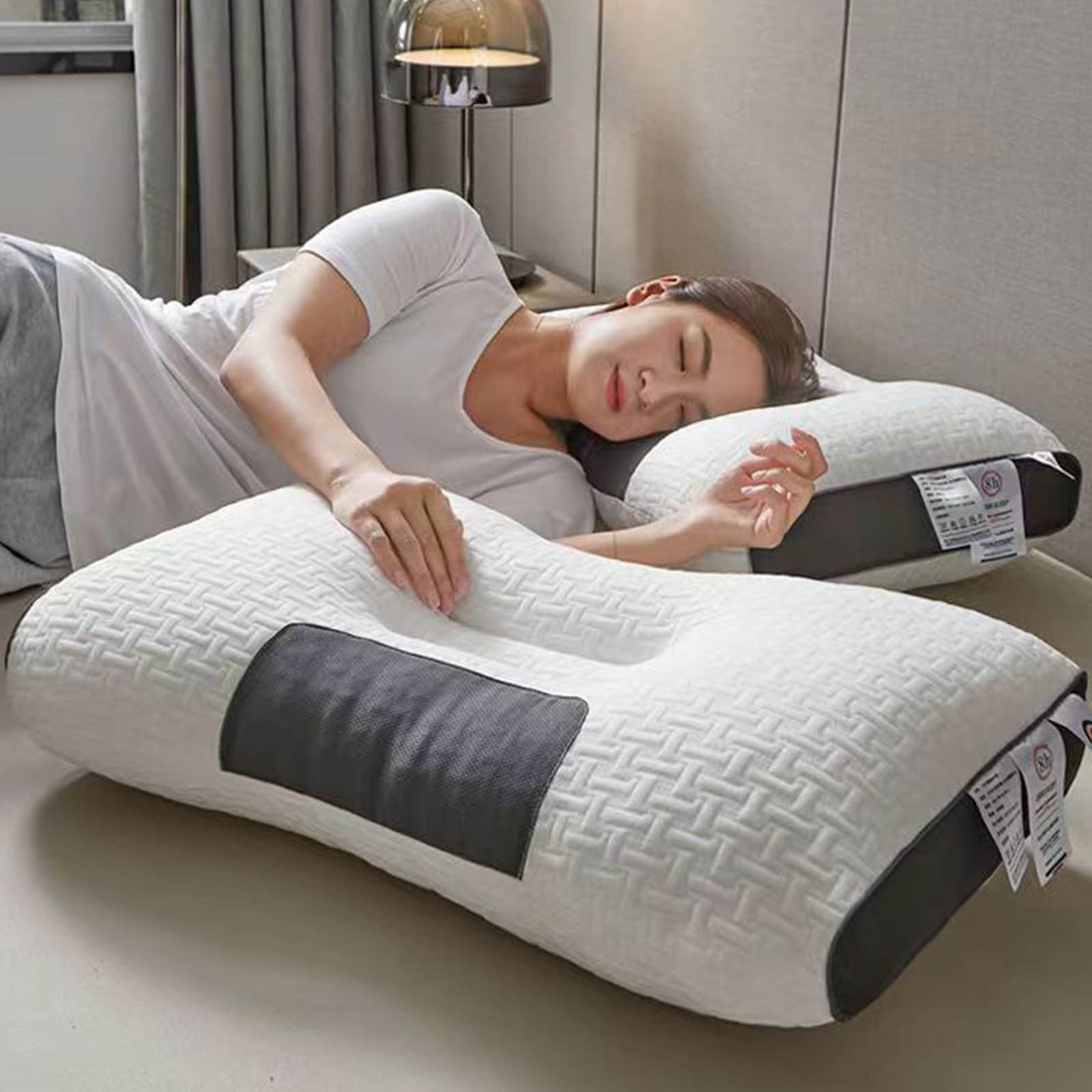 cvlncycling Standard Bed Pillows ,Soft And Non Collapsing Core Protects ...