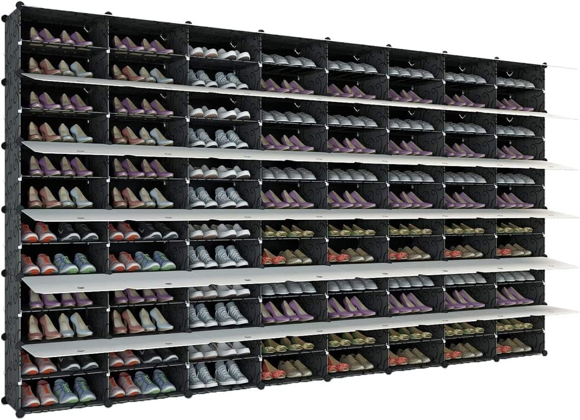 cvtubitdv Portable Shoe Rack Organizer 192 Pairs Shelf Storage Cabinet ...