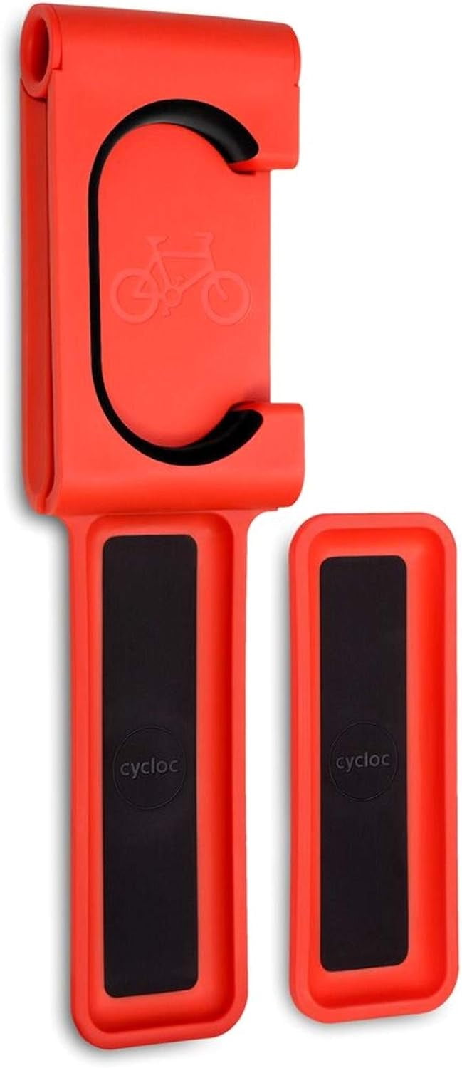 cycloc Endo - Wall Mount Bike Storage Rack – Vertical Wheel Hung Cycle Storage - White - Walmart.com