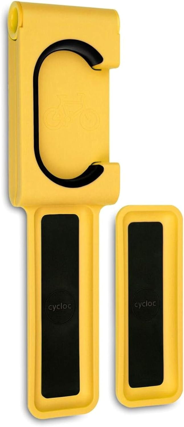 cycloc Endo - Wall Mount Bike Storage Rack – Vertical Wheel Hung Cycle Storage - White - Walmart.com