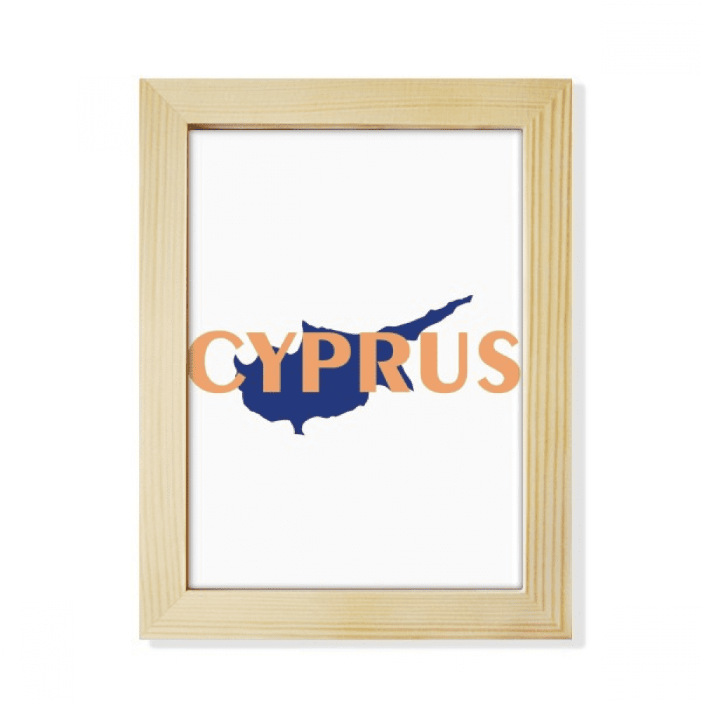 cyprus euan map tourism desktop adorn photo frame display art painting ...