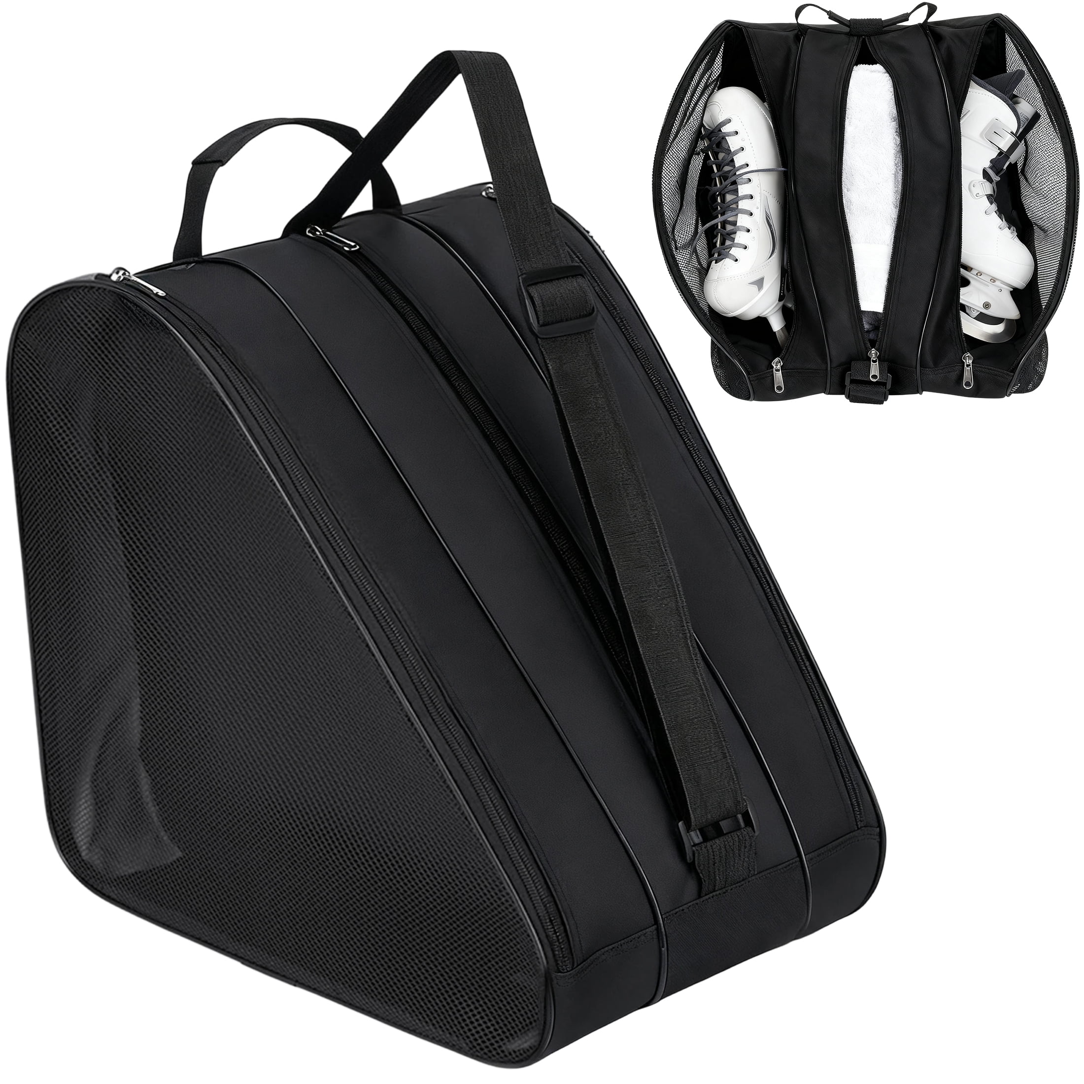 cyrico Roller Skate Bag, Large Capacity Oxford Cloth Ice Skating Bag ...