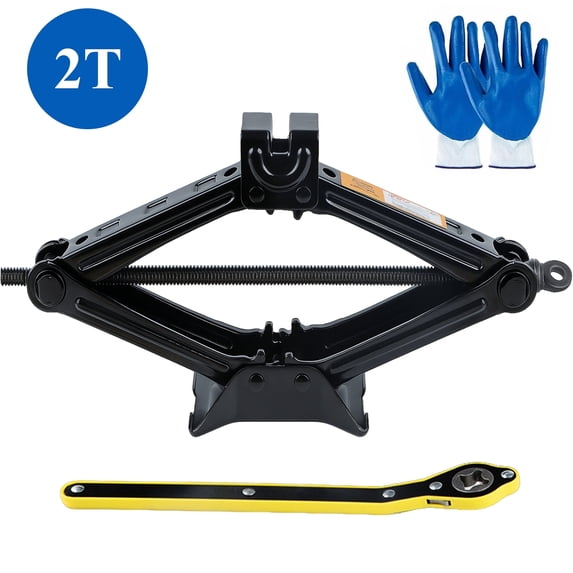 cyrico Scissor Jack, Portable Universal Car Tire Jack kit with Ratchet ...