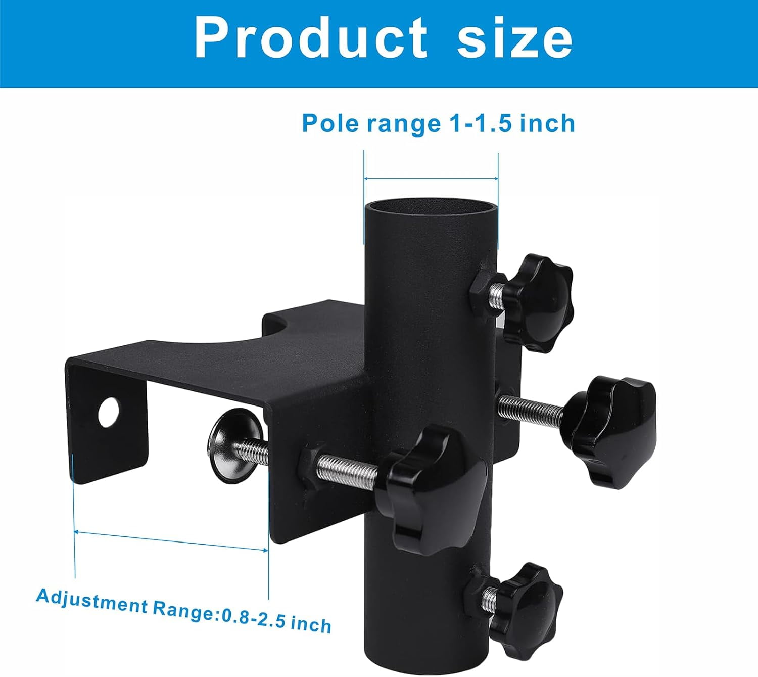 cyuvbuon Beach Clamp Adjustable Holder Clamp Clamp Mount for Railing ...