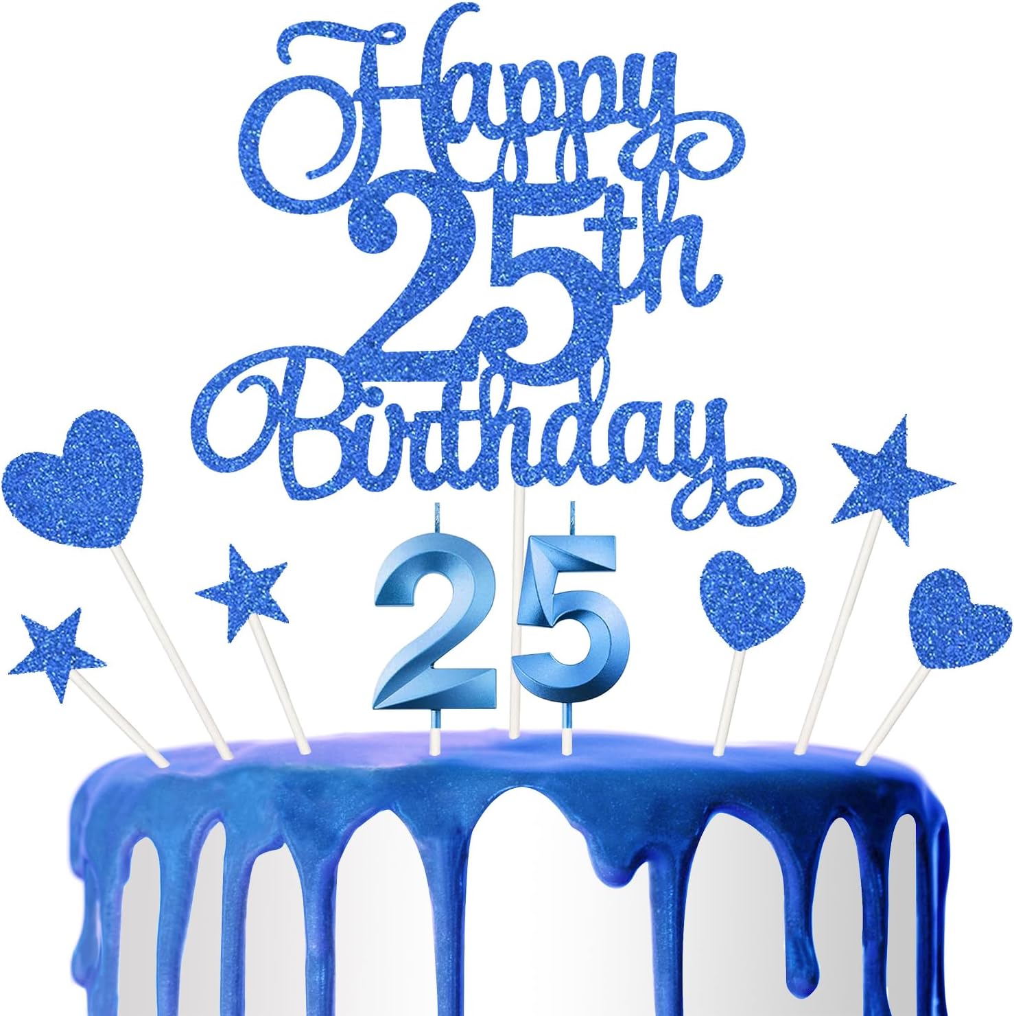 Hltser 21st Birthday Cake Decoration 21st Number Candle Happy Birthday ...