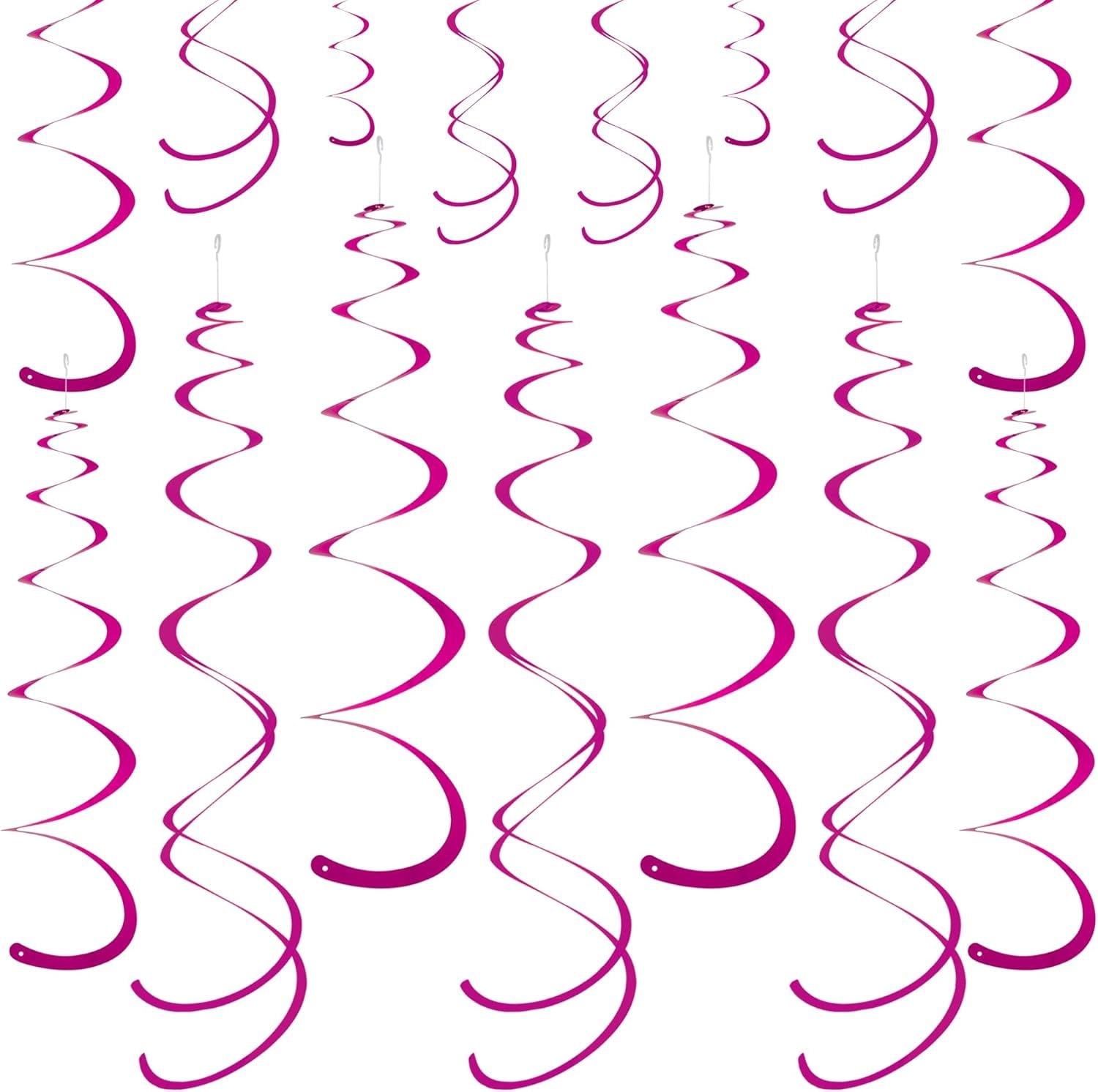 czqnlg Gold Ceiling Swirl Foil Decorations Hanging Plastic Streamer ...