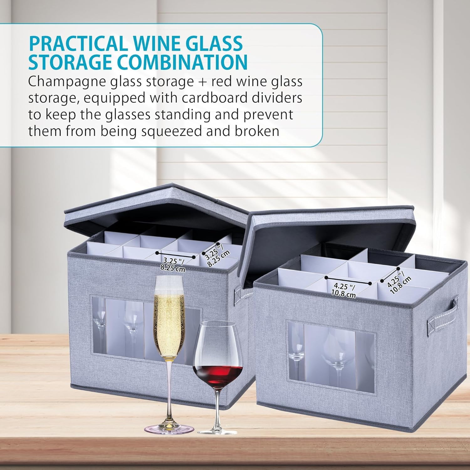 czyyul 4 Size China Storage Containers for Dishes Plate Hard Shell ...