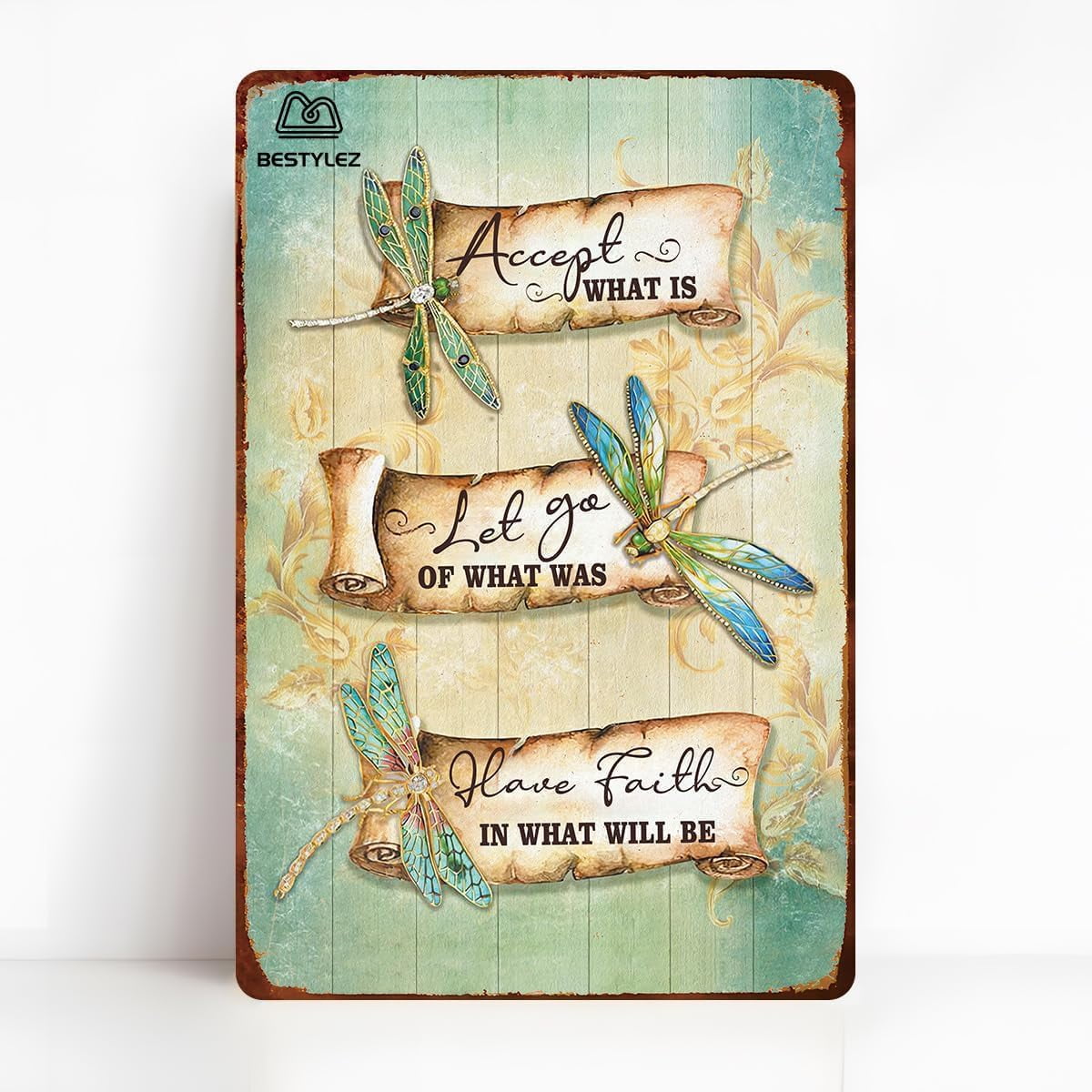Hltser Dragonfly Decor - Accept What Is let go of what was Have Faith ...