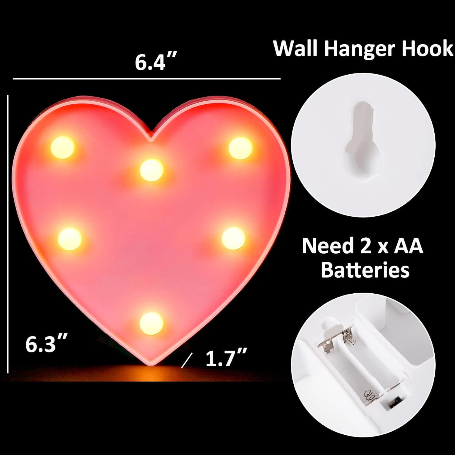 czyyul Marquee Light Up Letters - LED Letter Number Light Sign ...