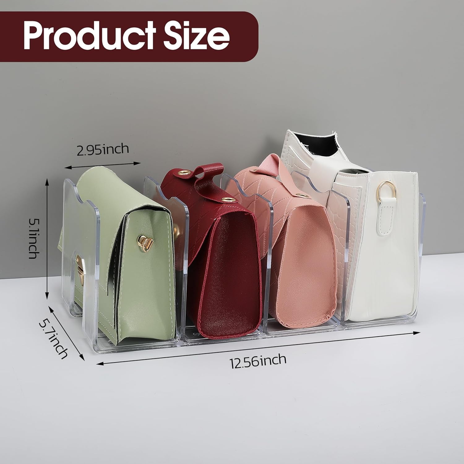 czyyul Purse Closet Organizer Purse Organizer for Closet Handbag ...