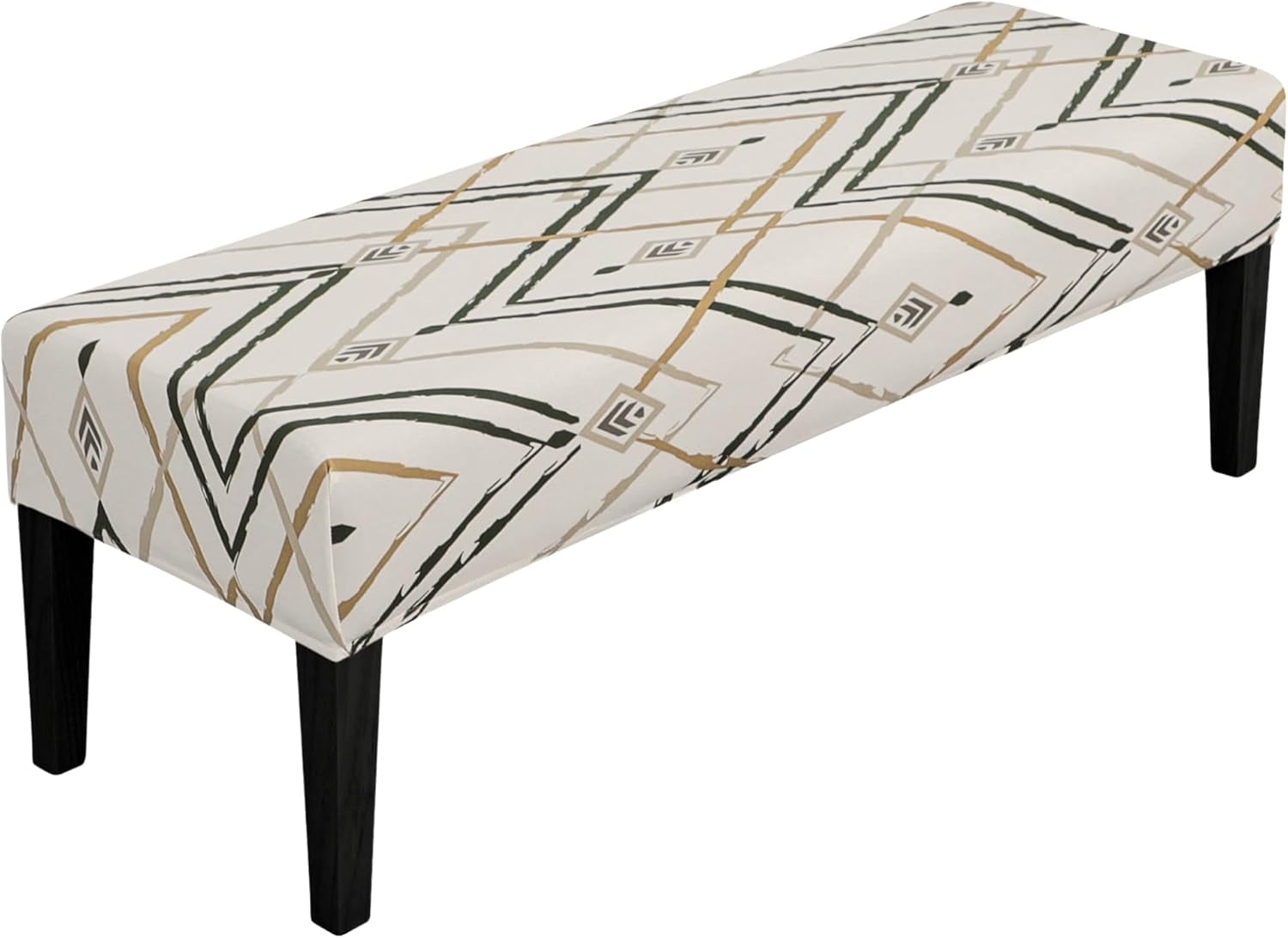 czyyul Stretch Dining Bench Cover Removable Bench Slipcover Washable ...