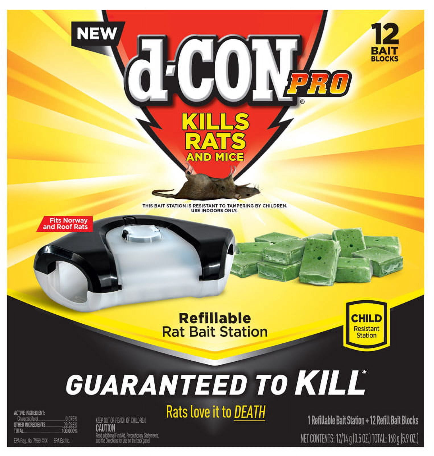 d-CON Bait Station Blocks For Mice and Rats - Walmart.com