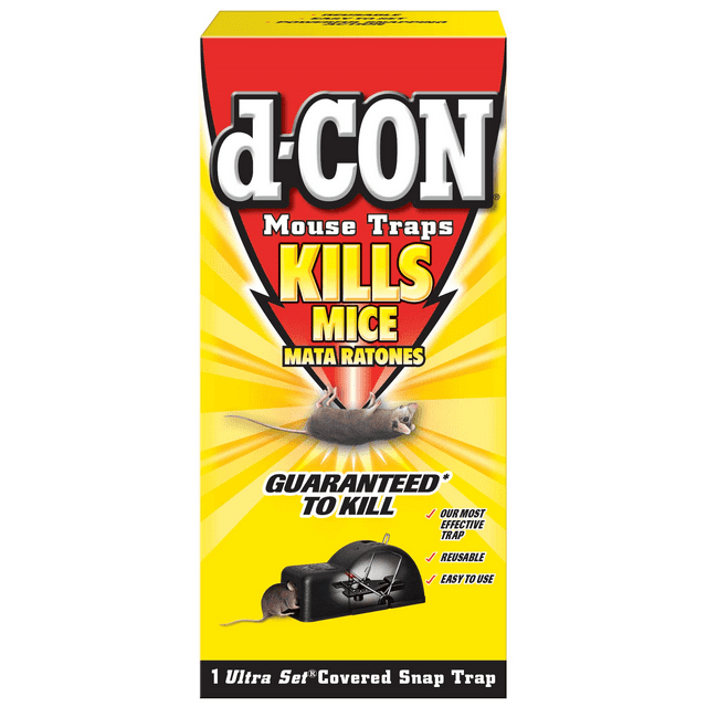 d-CON Reusable Covered Mouse Snap Trap, 1 Trap - Walmart.com