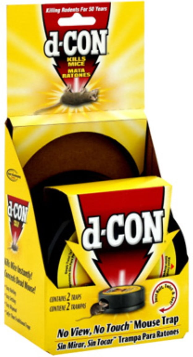 d-Con No Touch Mouse Trap, 2 ea (Pack of 2) - Walmart.com