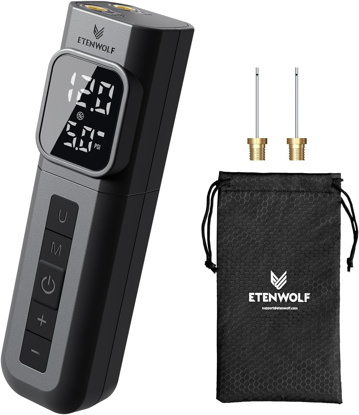 d P200 Electric Ball Pump 2000mAh Sports Air Pump with Digital Pressure ...