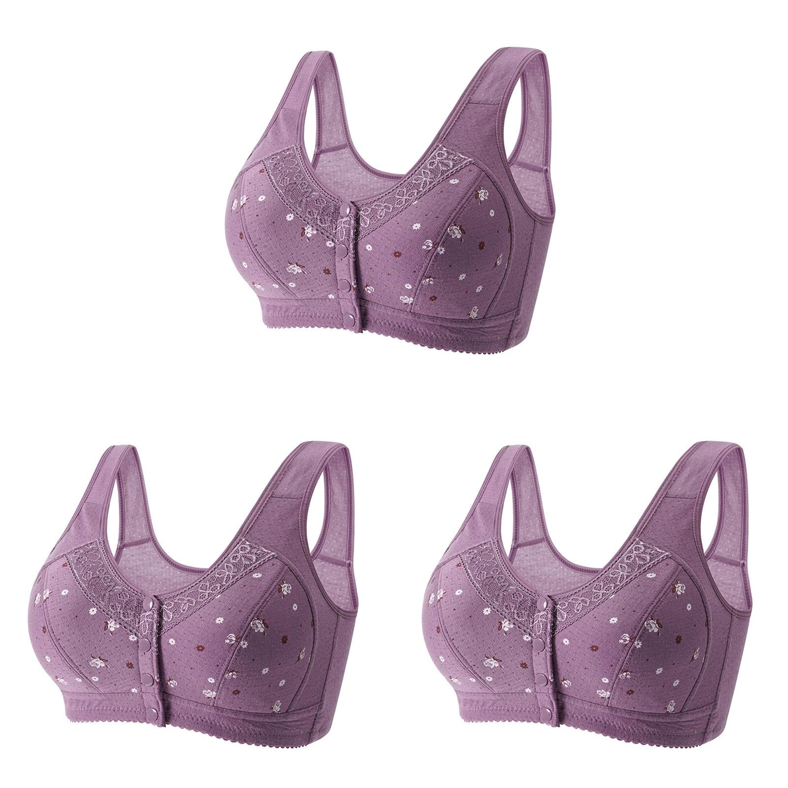 d Sexy Women Bra Set and Underwear Thong Large Size Front Buckle Womens ...