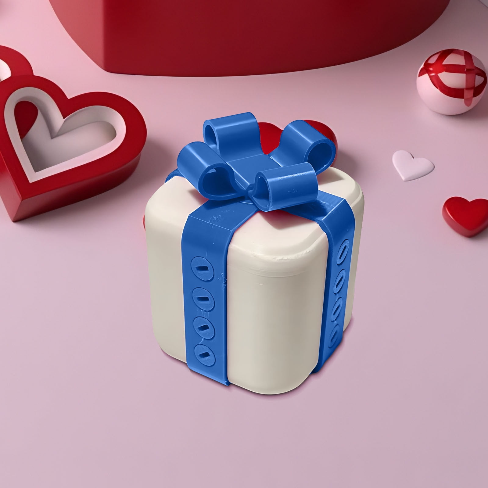 día de San Valentín decorar para amigos Printed Valentine's Day Rounded ...