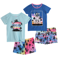 Girls Orange Shopkins Fa Boo Lous Halloween Pajama Set Sleep Set 4 ...