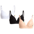 dELiA*s Girls' Training Bra - 3 Pack A-Cup Molded Wire-Free Microfiber ...