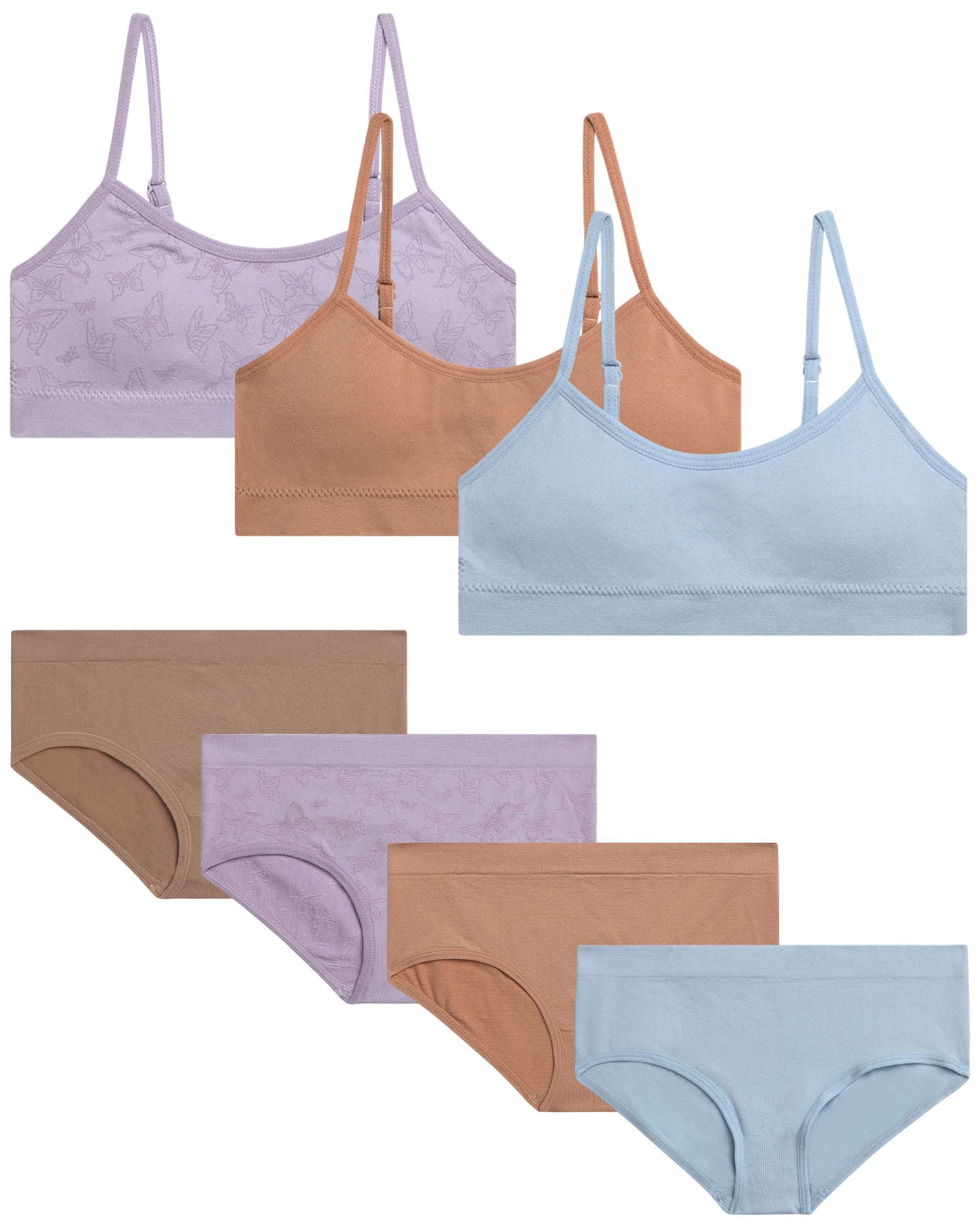 dELiA*s Girls Training Bra Underwear Set Seamless Training Bralette and ...
