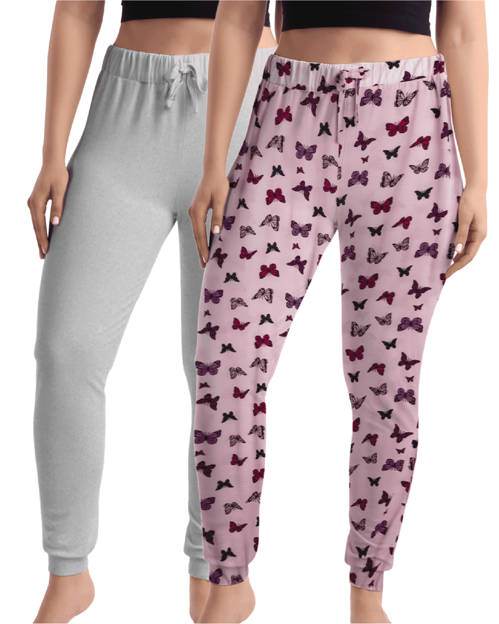 dELiA*s Women's Pajama Pants - 2 Pack Super Soft Flare Classic Fit or ...